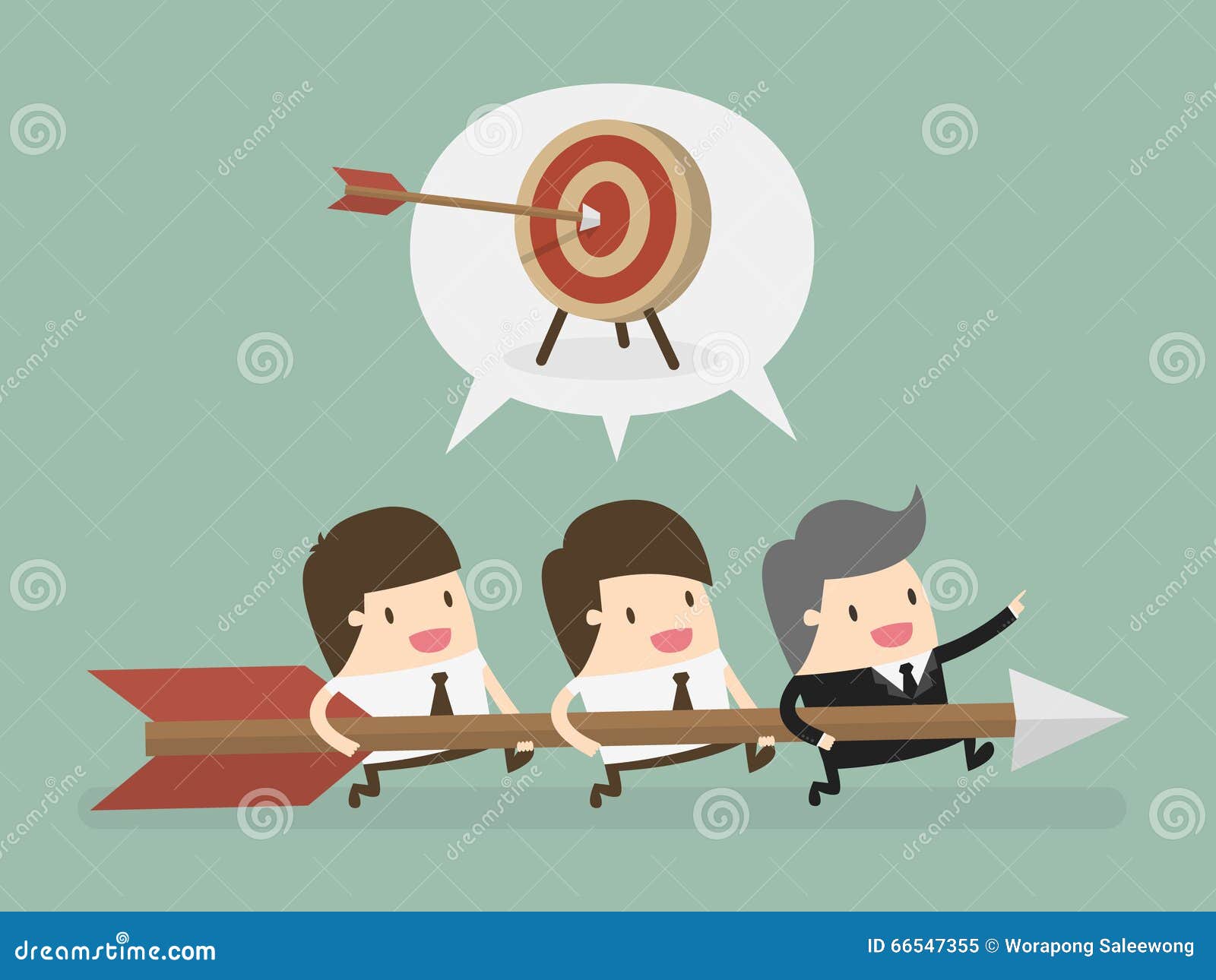 Target stock vector. Illustration of businessman, accuracy - 66547355