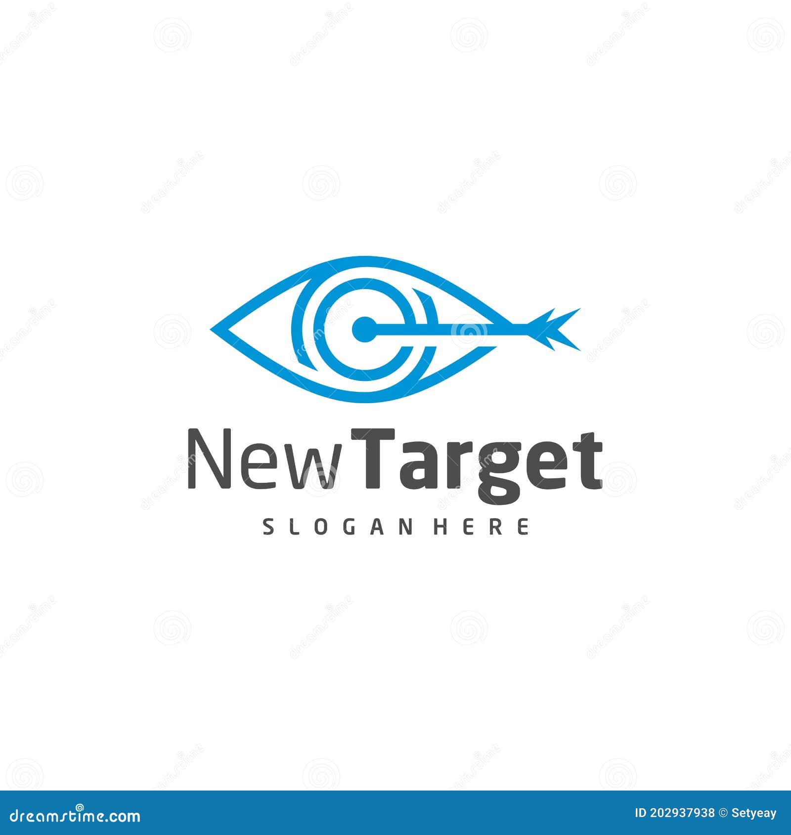 Target Eye Logo Vector Template, Creative Target Logo Design Concepts ...