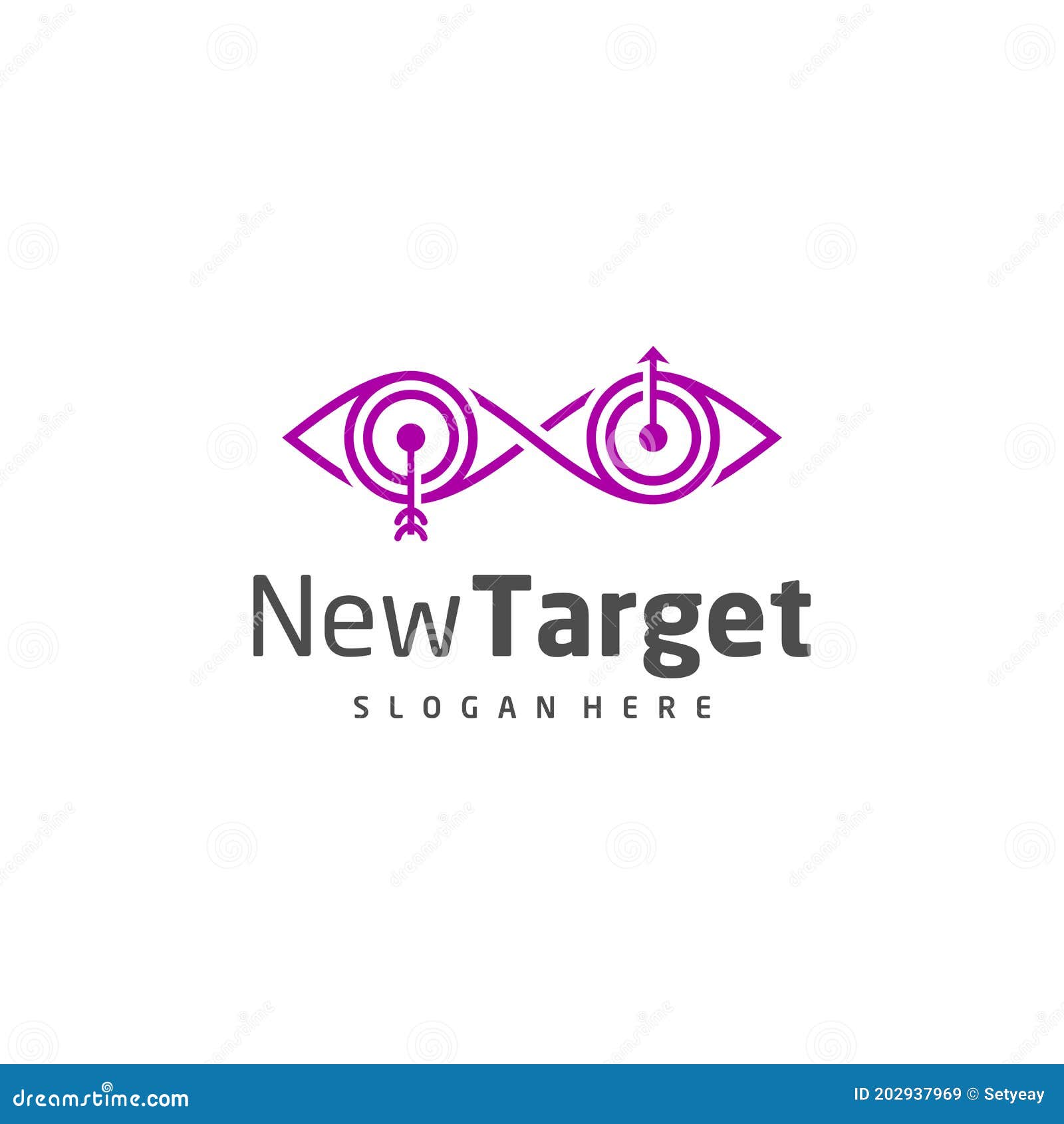 Target Eye Logo Vector Template, Creative Target Logo Design Concepts ...