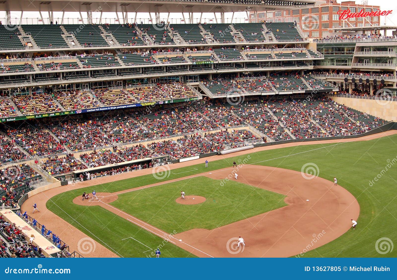 Target Field editorial image. Image of fans, sports, competition - 13627805