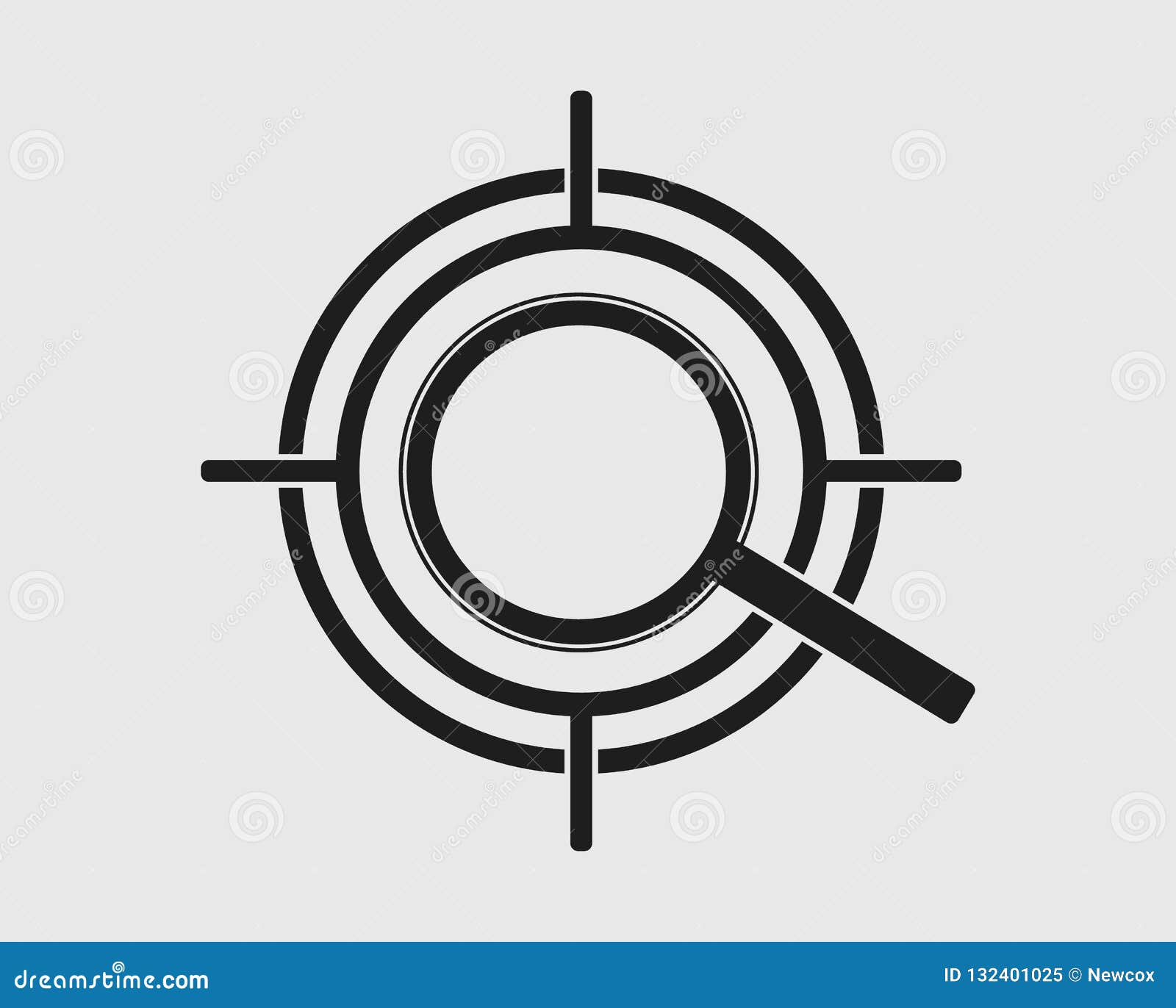 Target Fixing Icon stock vector. Illustration of focus - 132401025