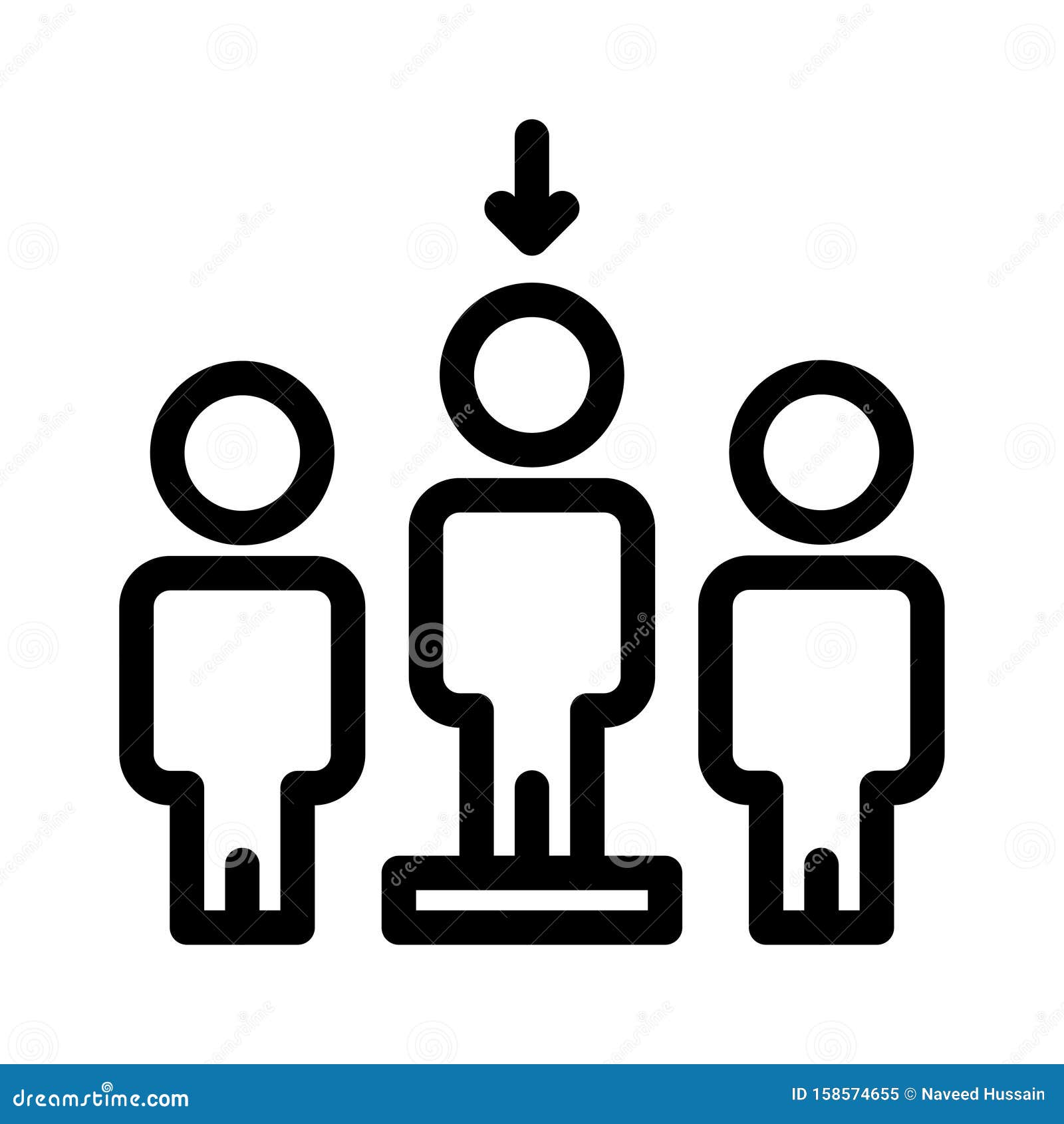 Target Flags Color Line Vector Icon Stock Vector - Illustration of ...