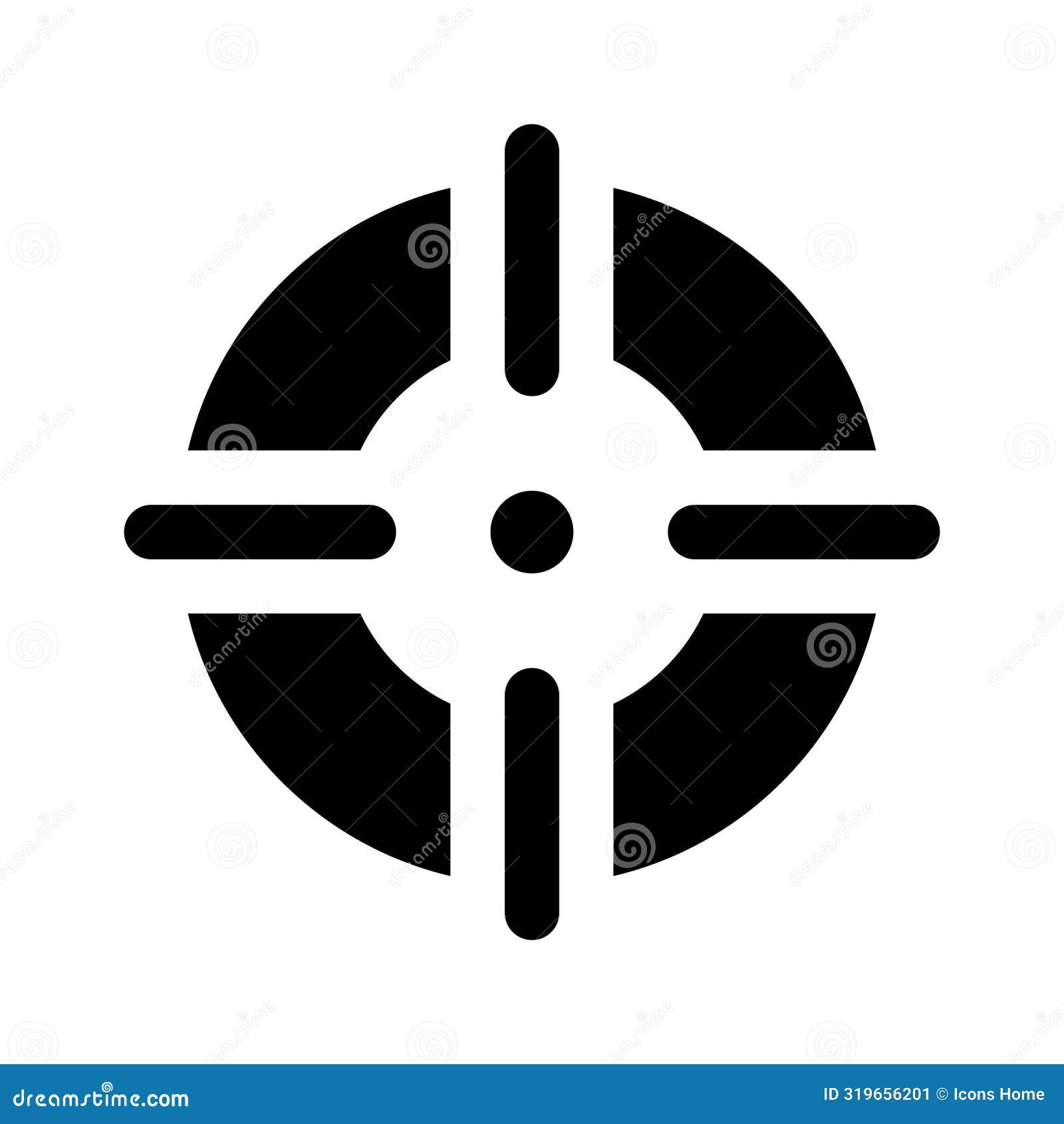 Target, Focus, Crosshair Vector Design Isolated on White Background ...