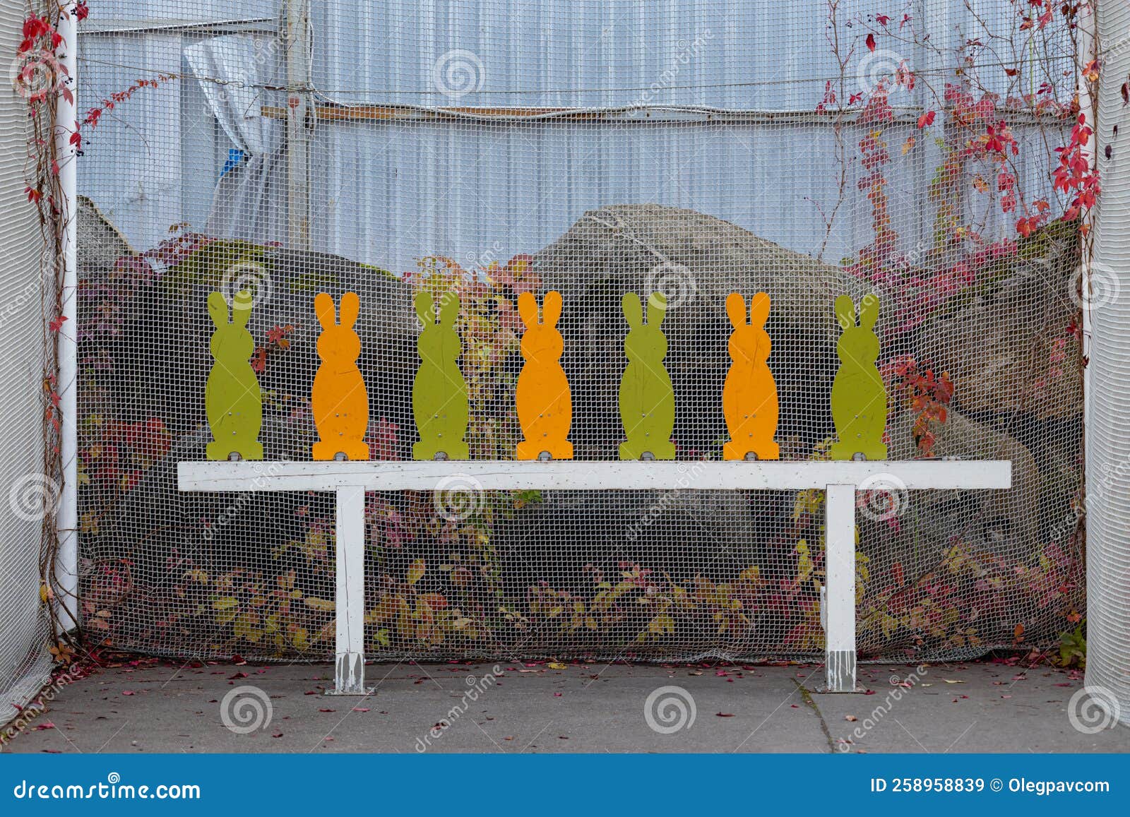 Target in the Form of an Animal in a Shooting Range Stock Image - Image ...