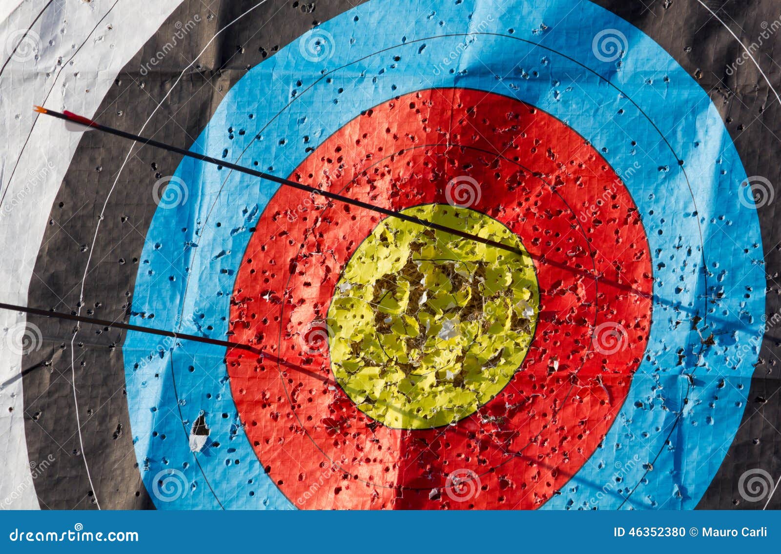 Target Full of Holes stock photo. Image of black, color - 46352380