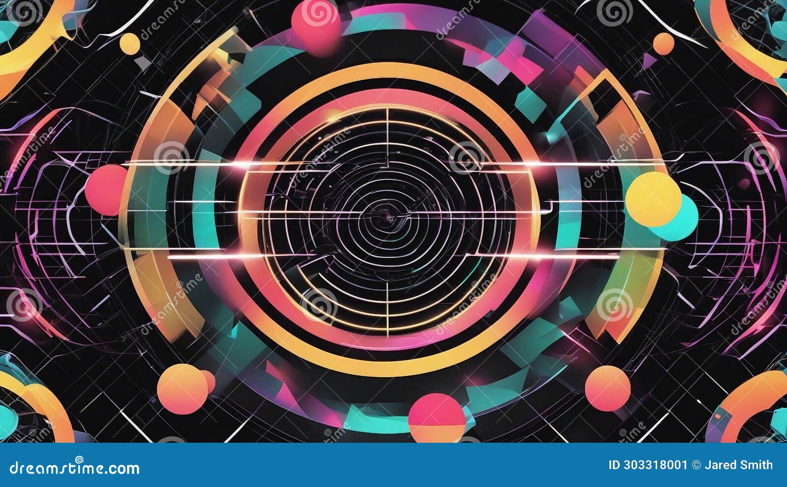 Target and a Geometry Poster with a Minimalistic and Abstract Design ...