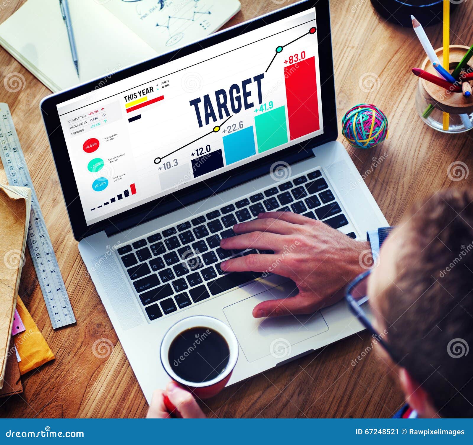 Target Goal Aspiration Aim Vision Success Concept Stock Image - Image ...