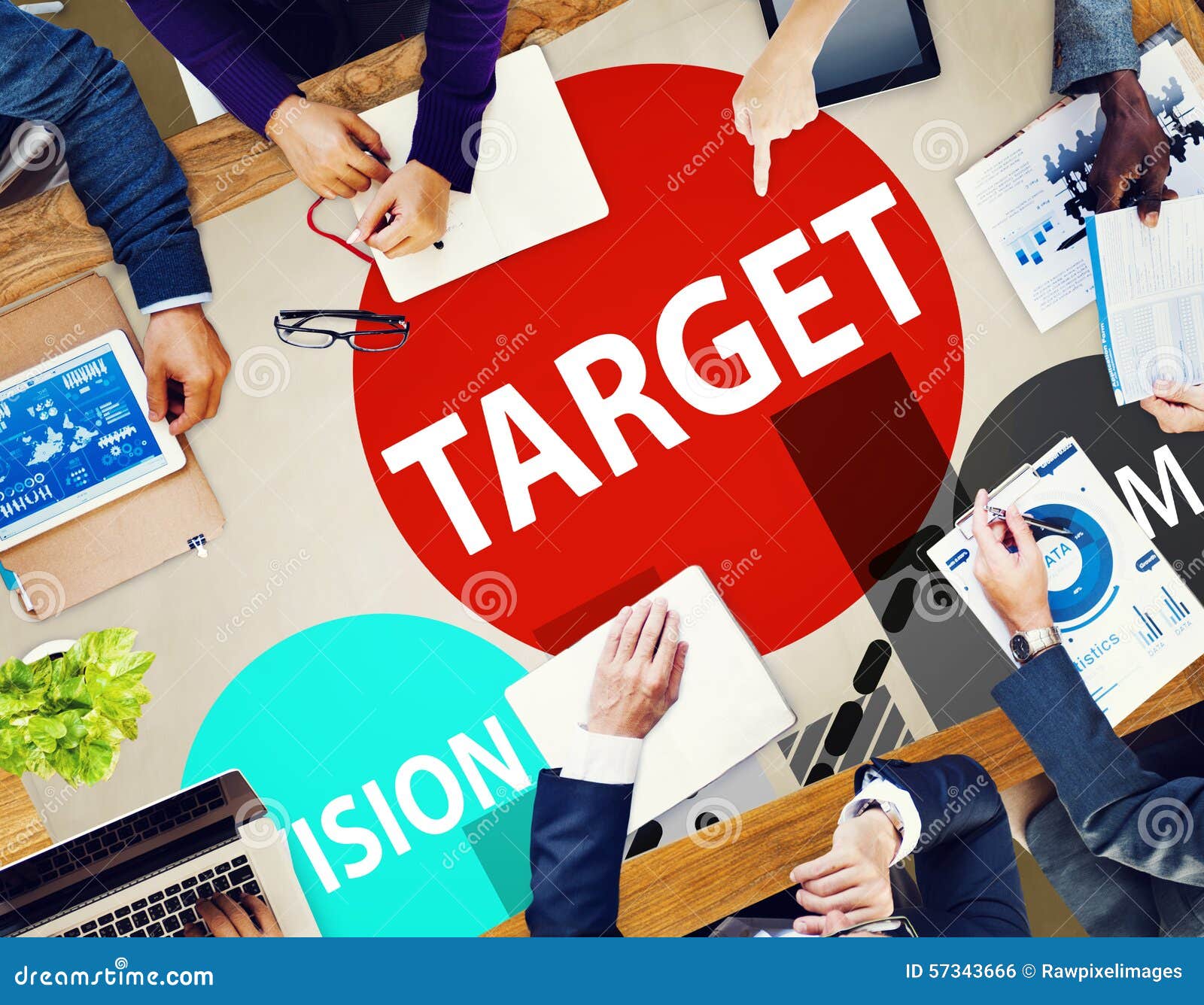 Target Goal Aspiration Aim Vision Vision Concept Stock Photo - Image of ...
