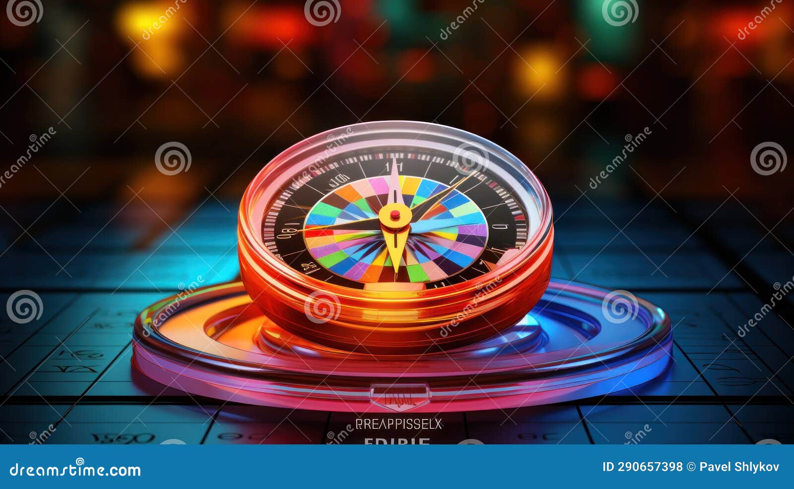 Target Goal Compass Success Digital Technology. Business Strategy ...