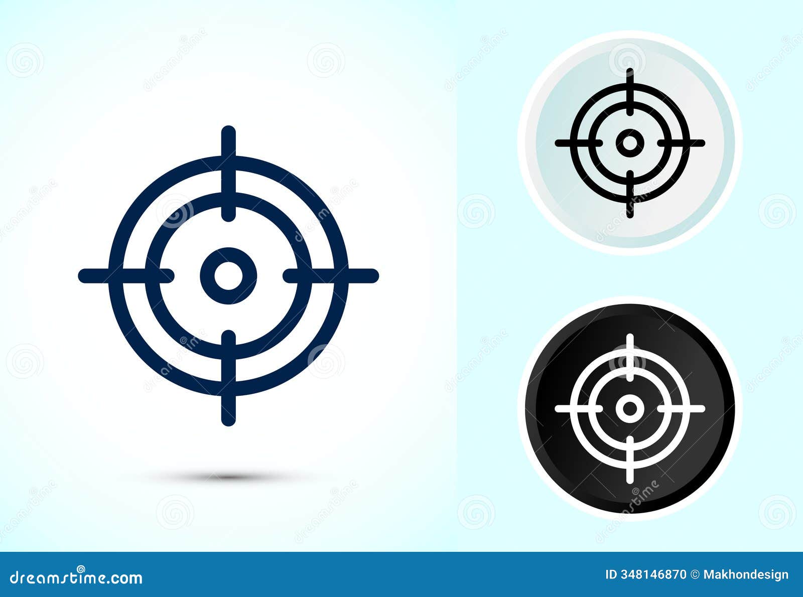 Target Goal Icon Design Illustration, Goal Sign Symbol Stock Vector ...