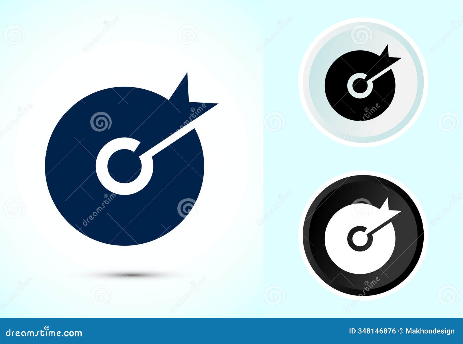 Target Goal Icon Design Illustration, Goal Sign Symbol Stock Vector ...