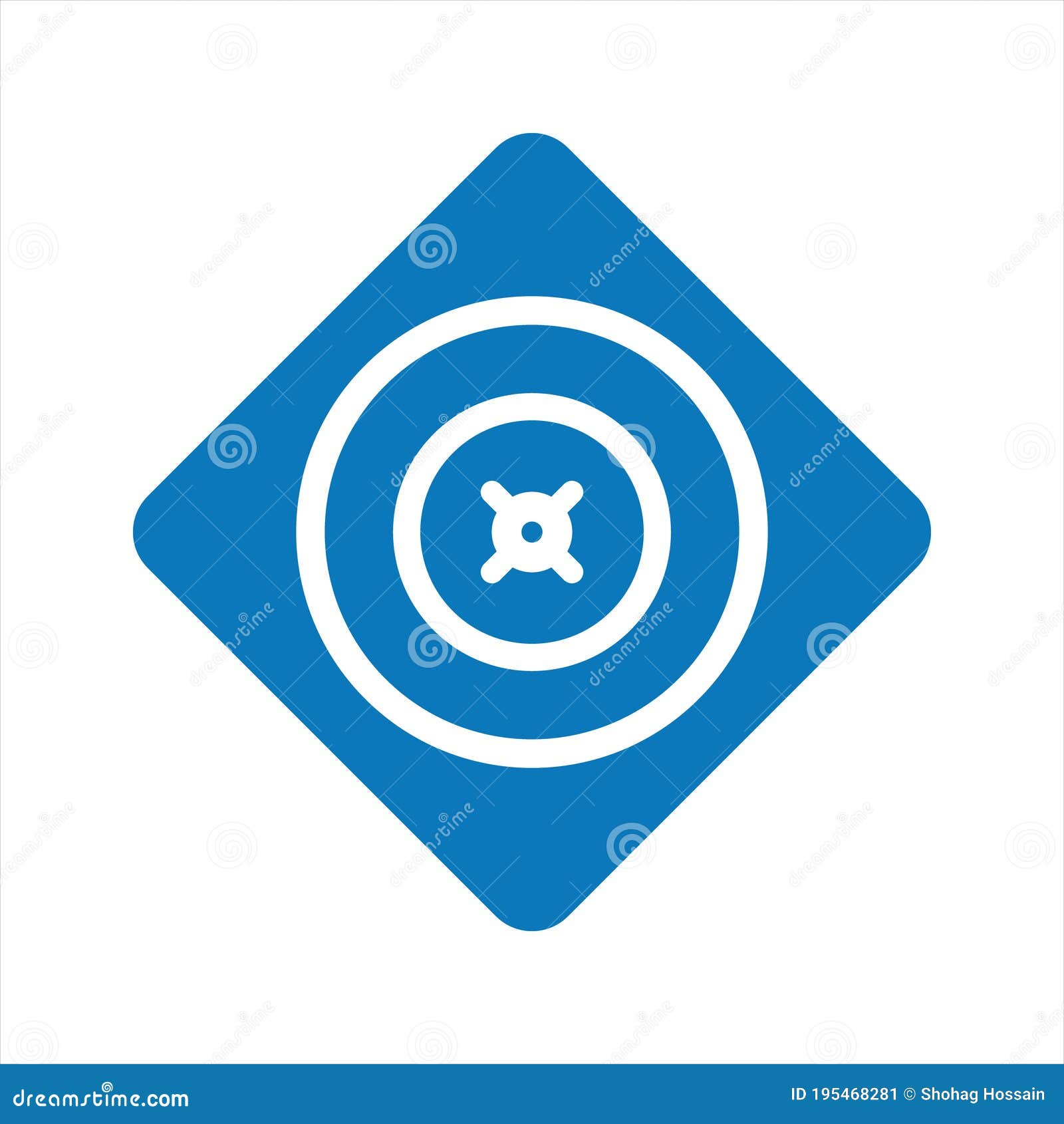 Target Goal Icon, Target Focus Arrow Icon Stock Vector - Illustration ...