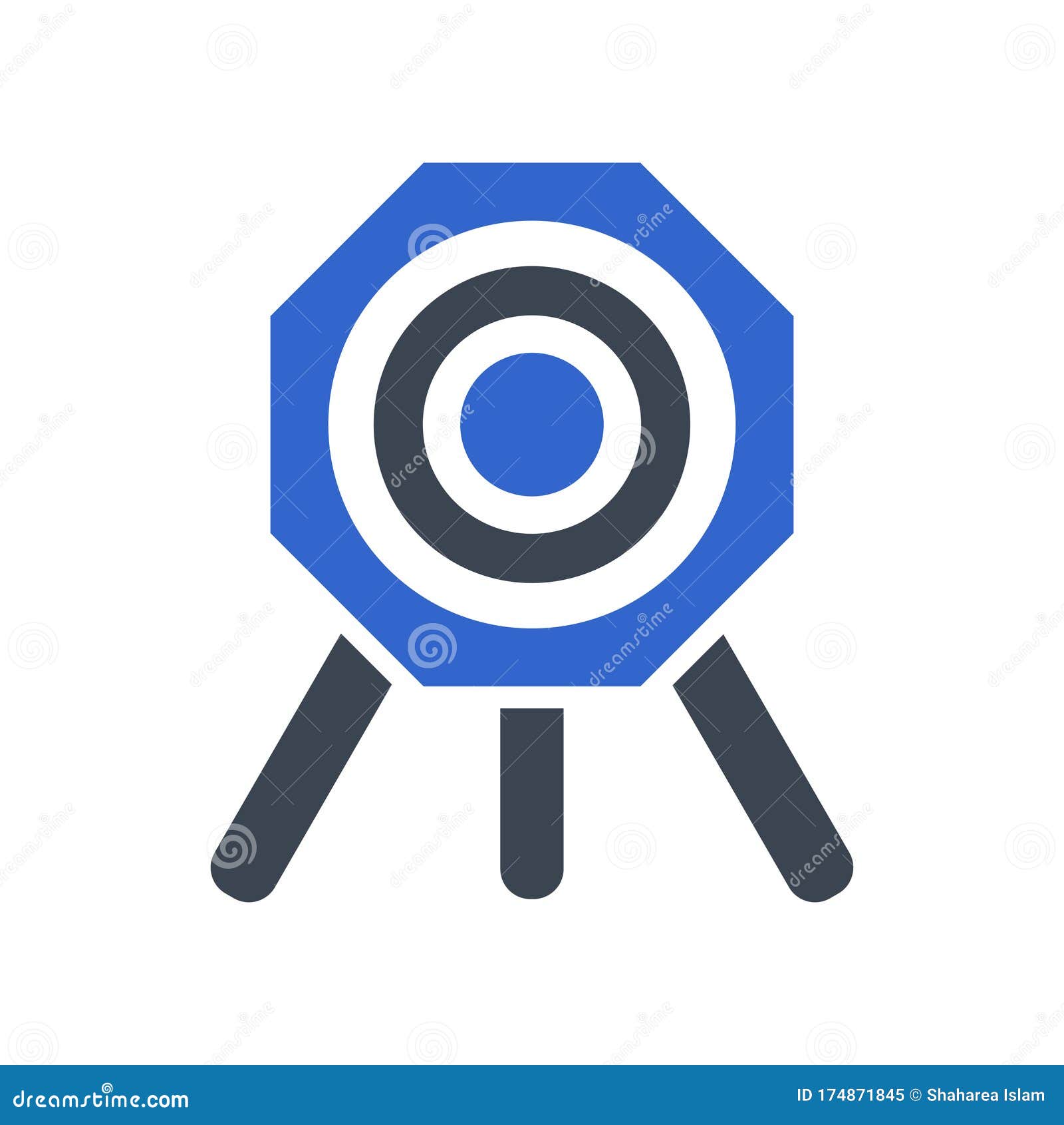 Target, Goal icon stock vector. Illustration of vector - 174871845