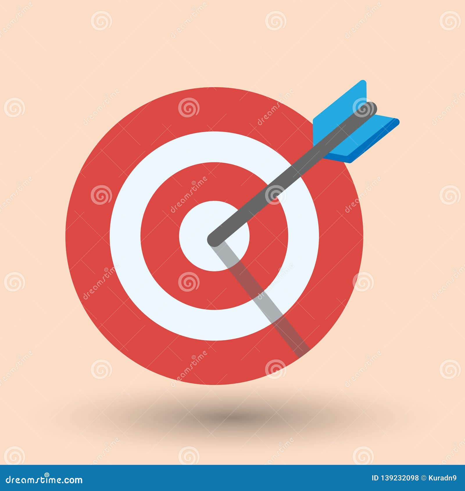 Target and Goal Setting Vector Illustration in Flat Design Stock Vector ... Target and Goal Setting Vector Illustration in Flat Design Stock Vector ...