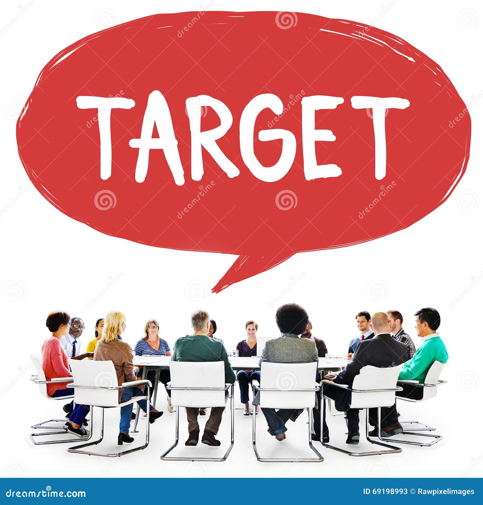 Target Goal Vision Inspiration Mission Concept Stock Image - Image of ...