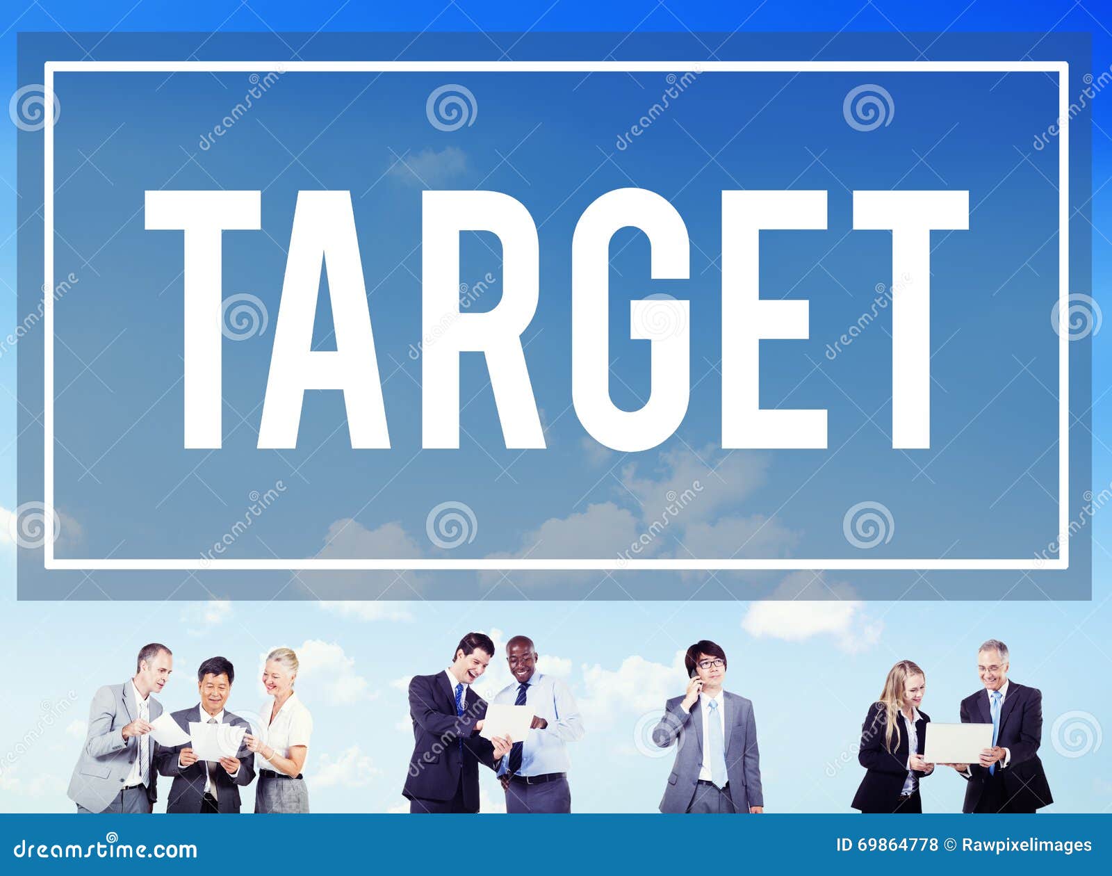 Target Goal Vision Inspiration Mission Concept Stock Photo - Image of ...