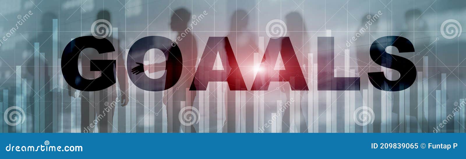 Target Goals Expectations Achievement Graphic Concept. Banner. Stock ...