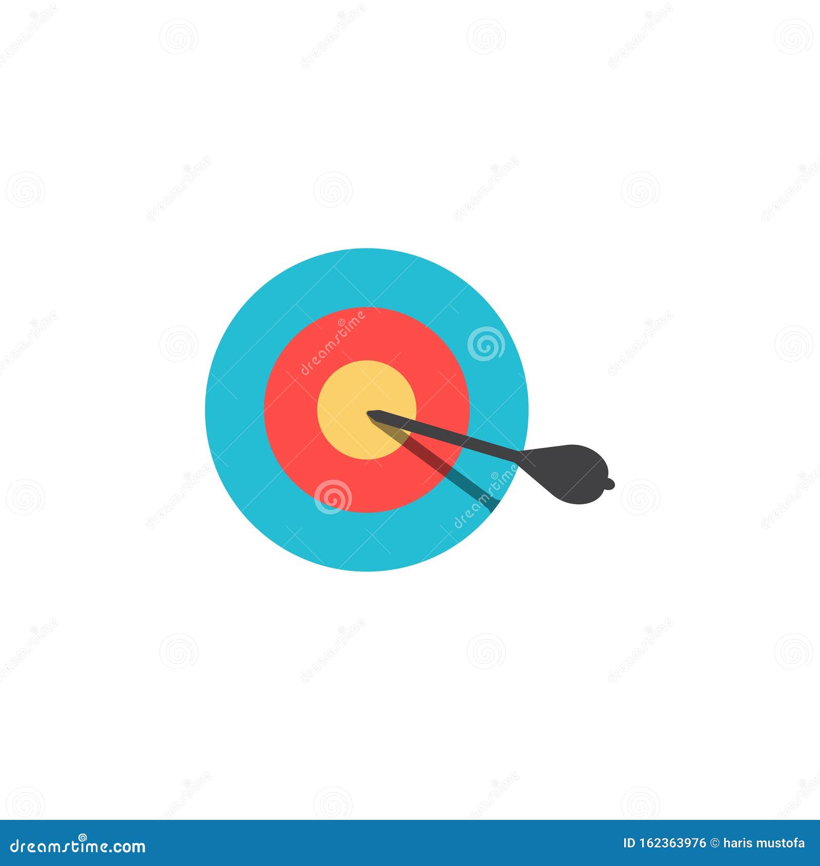 Target Graphic Design Template Vector Isolated Stock Vector ...