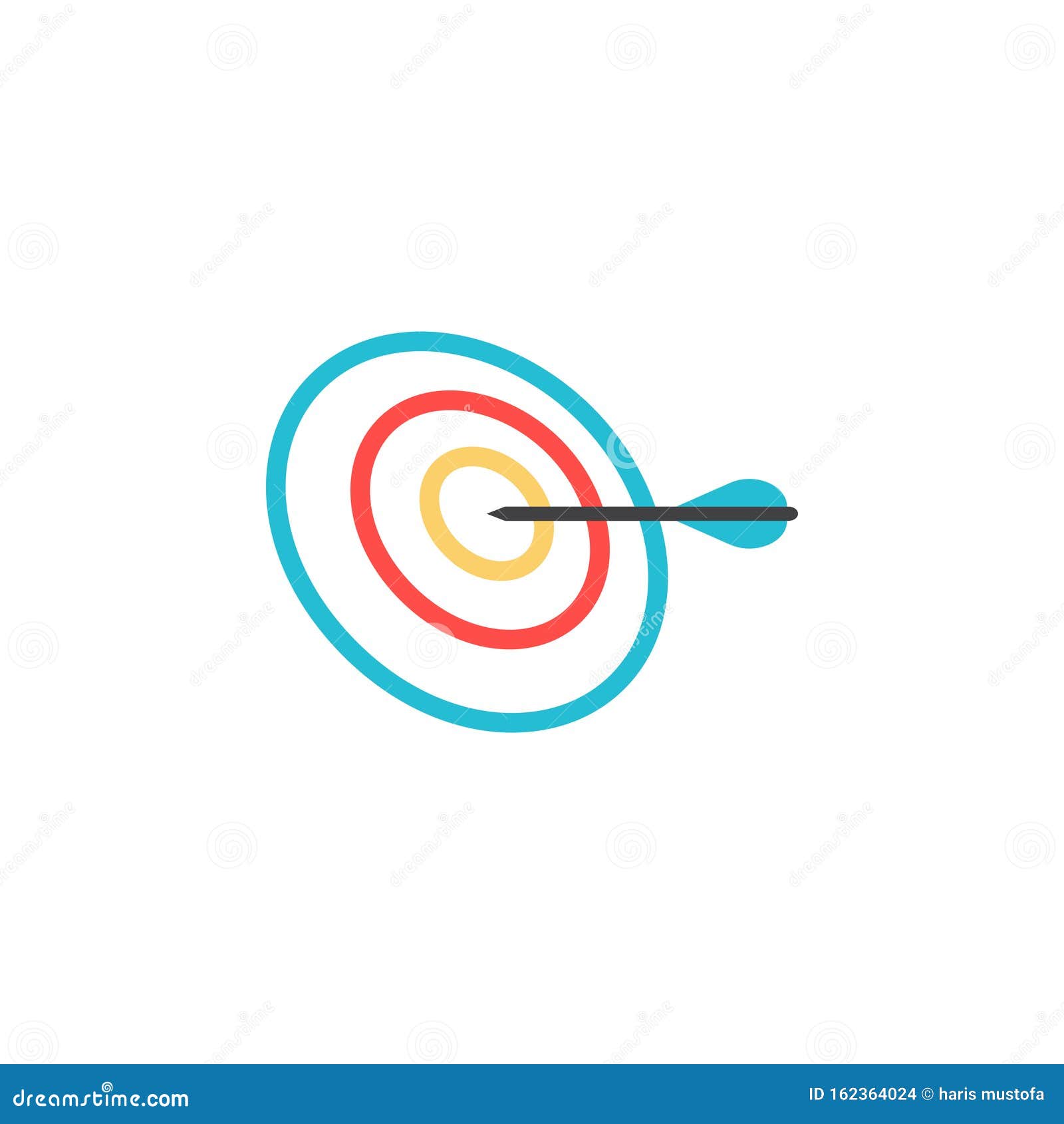 Target Graphic Design Template Vector Isolated Stock Vector ...