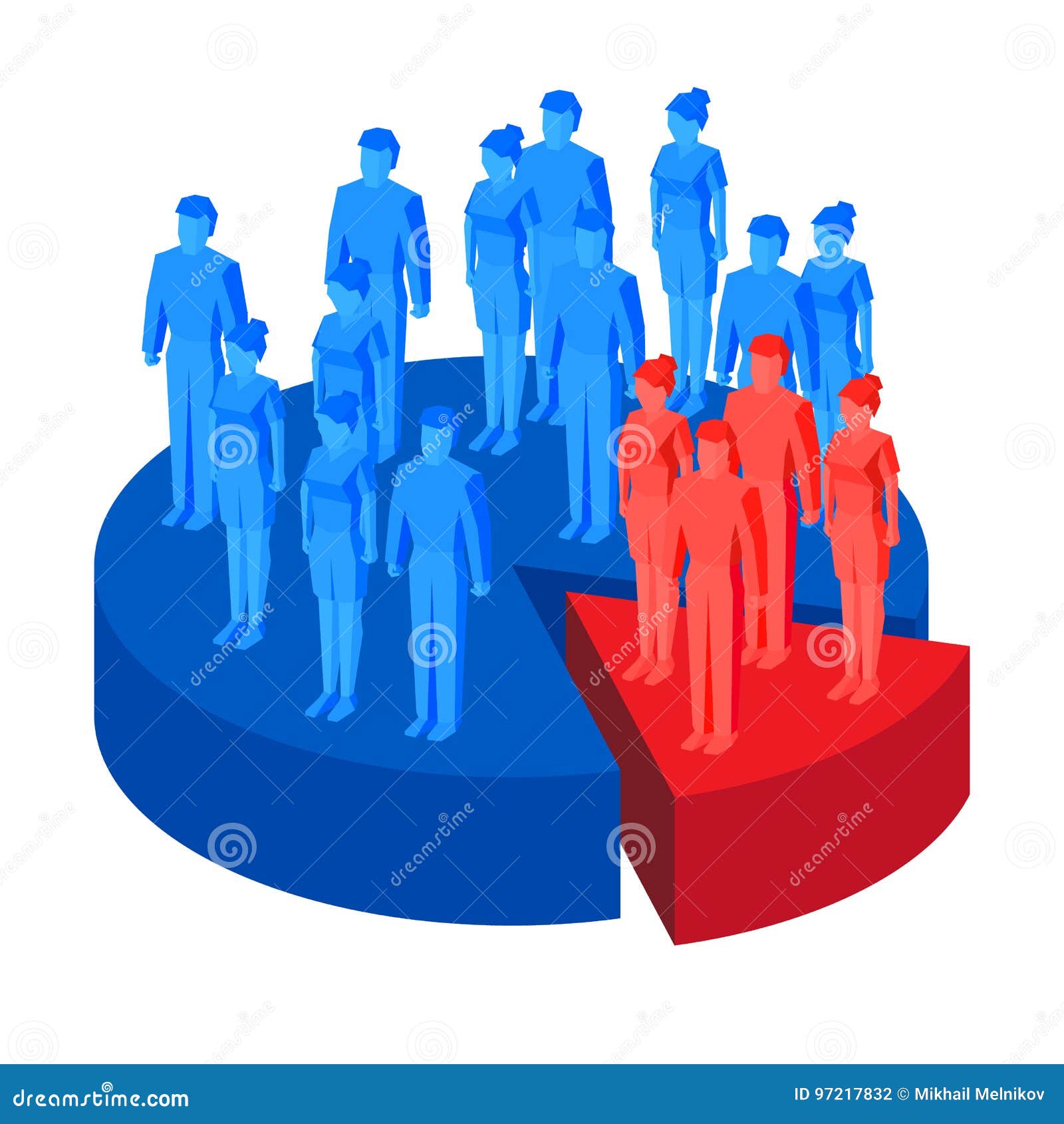 Target Group Focus Group - Business Concept Stock Vector - Illustration ...