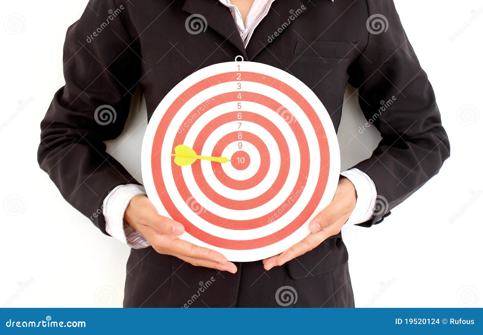 Target with a hand stock photo. Image of result, sharpshooter - 19520124