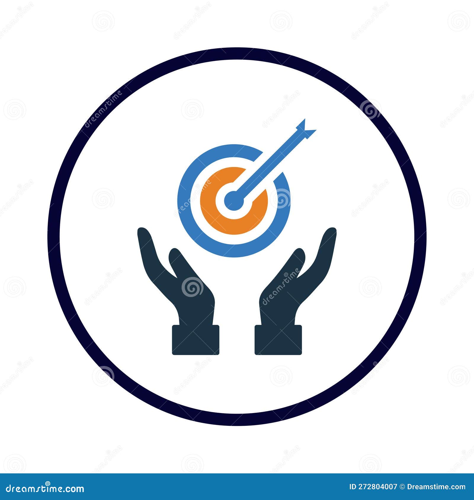 Target, Hand, Care, Business Target Care Icon Stock Vector ...