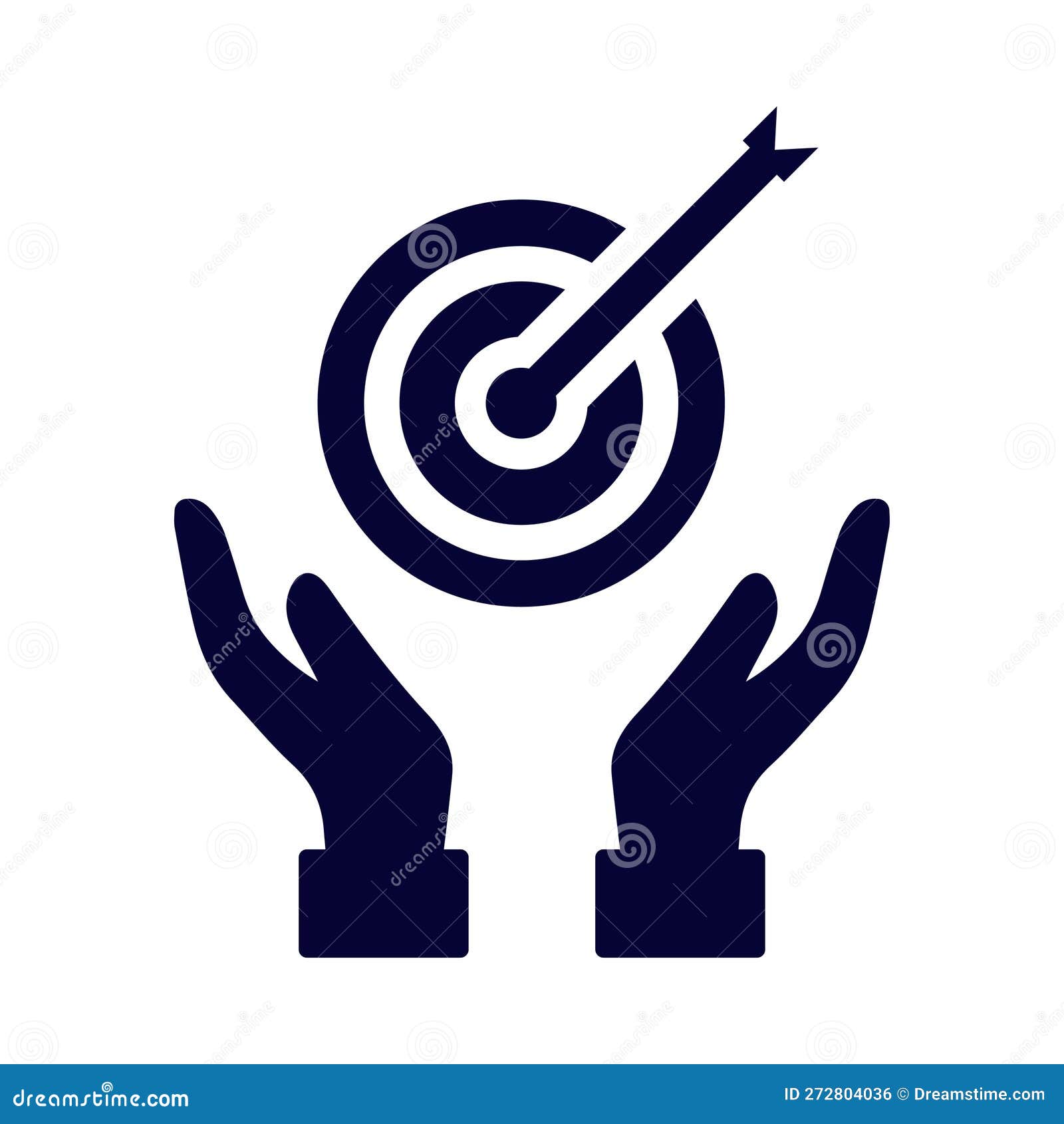 Target, Hand, Care, Business Target Care Icon Stock Vector ...