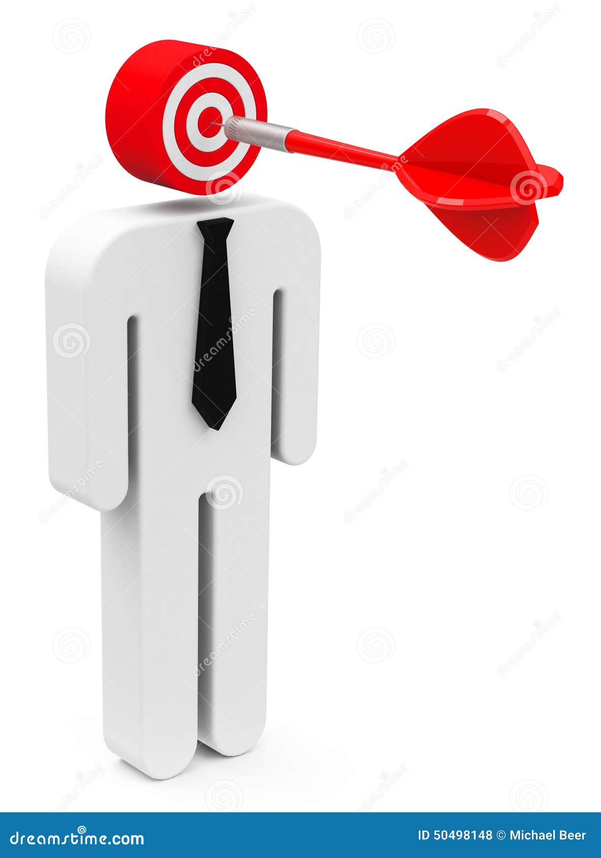 Target head stock illustration. Illustration of target - 50498148