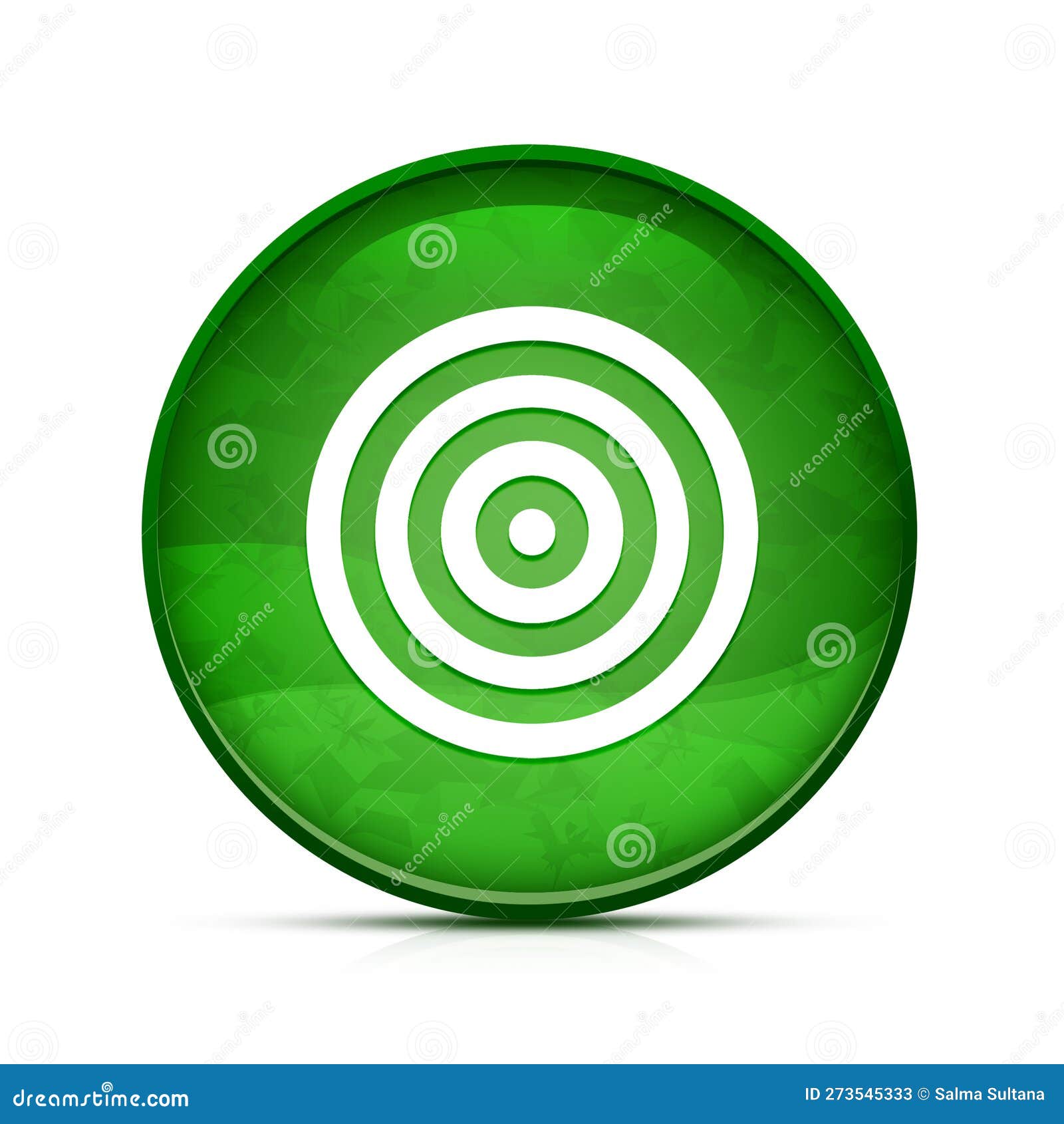 Target Help Icon on Classy Splash Green Round Button Illustration Stock ...