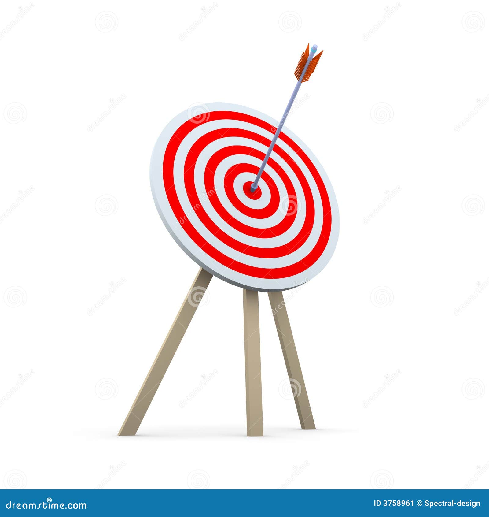 Target hit stock illustration. Illustration of game, hitting - 3758961