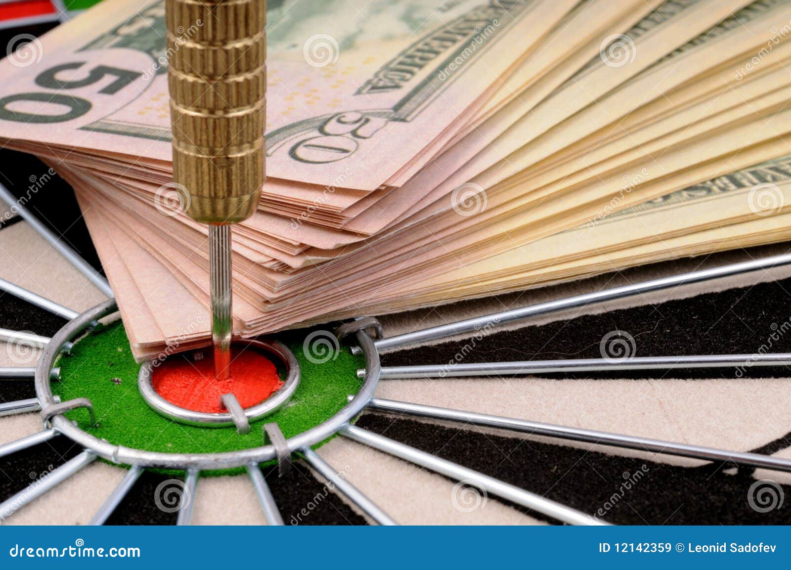 Target Hit. Business Concept Stock Image - Image of darts, closeup ...