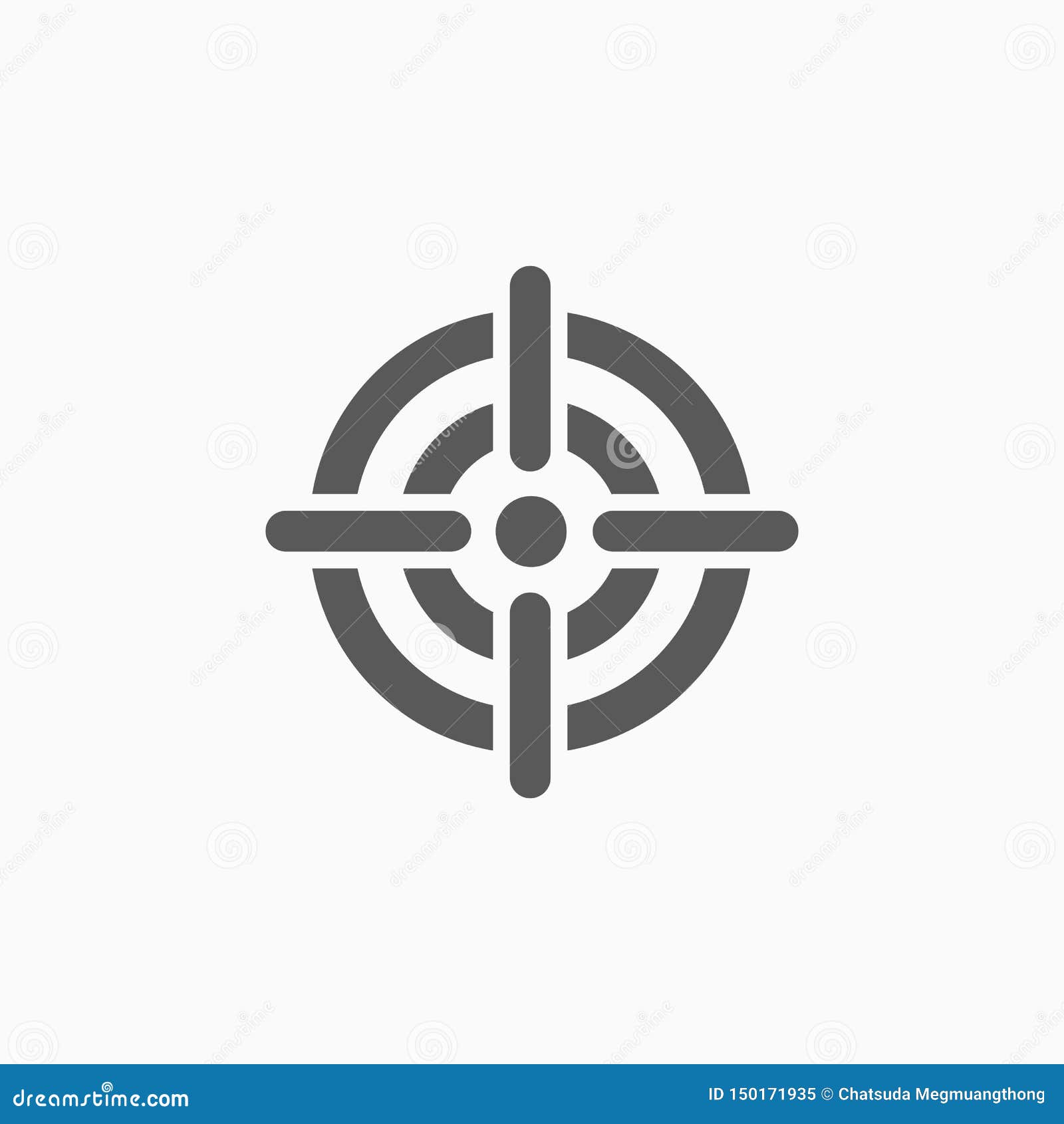 Target Icon, Aim, Crotch, Goal, Objective, Mark Stock Vector ...