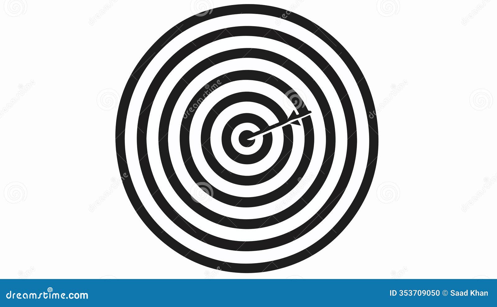 Target Icon for Assessment Purposes in Solid Style Stock Vector ...