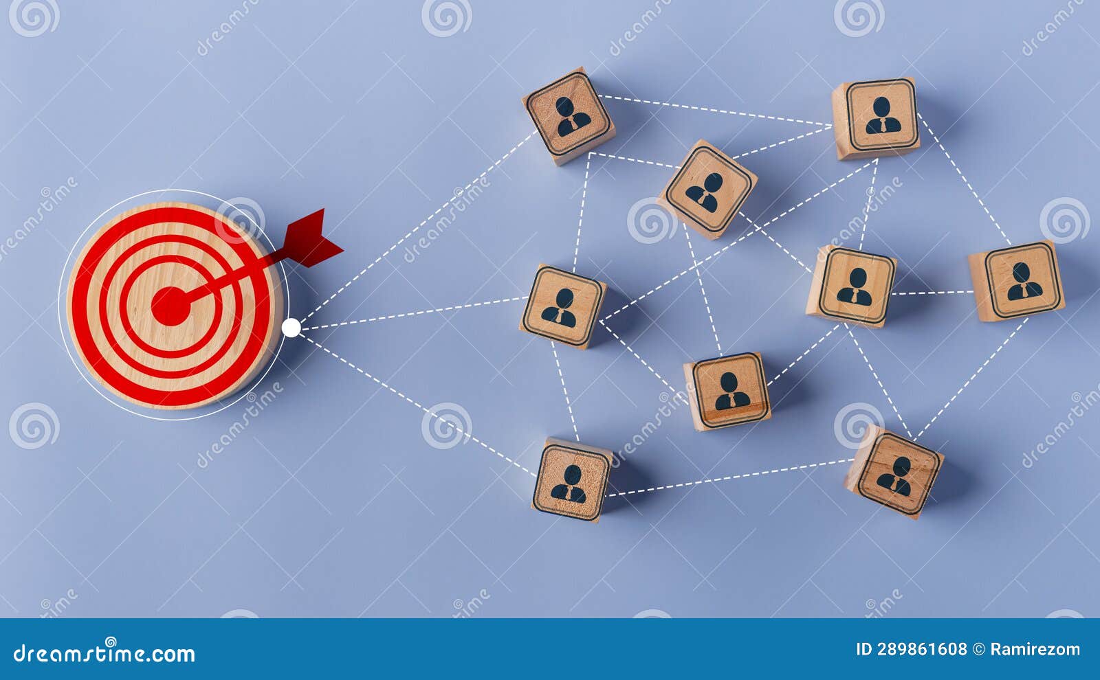 Target Icon Connection Linkage with a Human Icon for Customer Focus ...