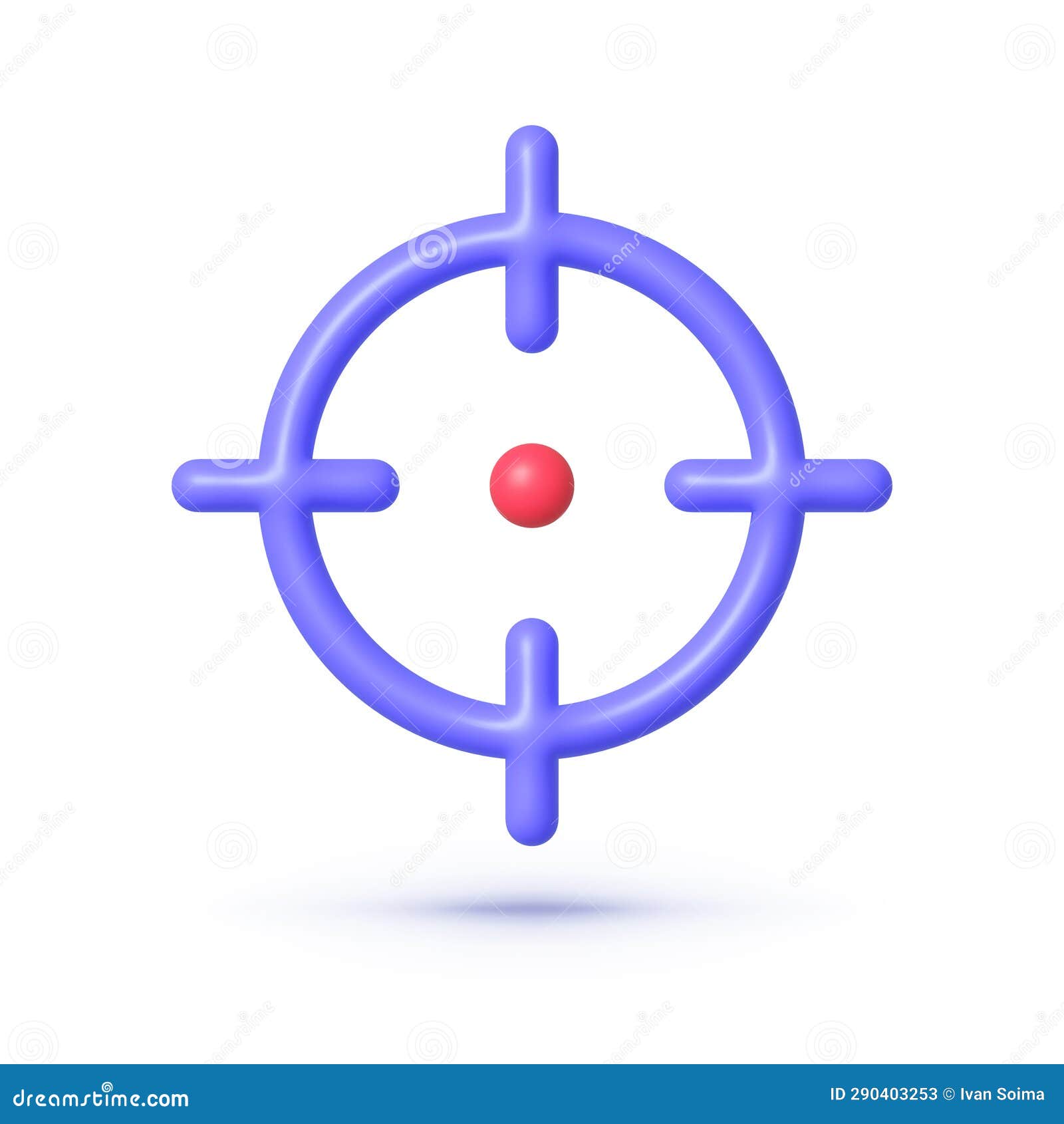 Reticle Vector Fill Outline Icon Design Illustration Gaming Symbol On
