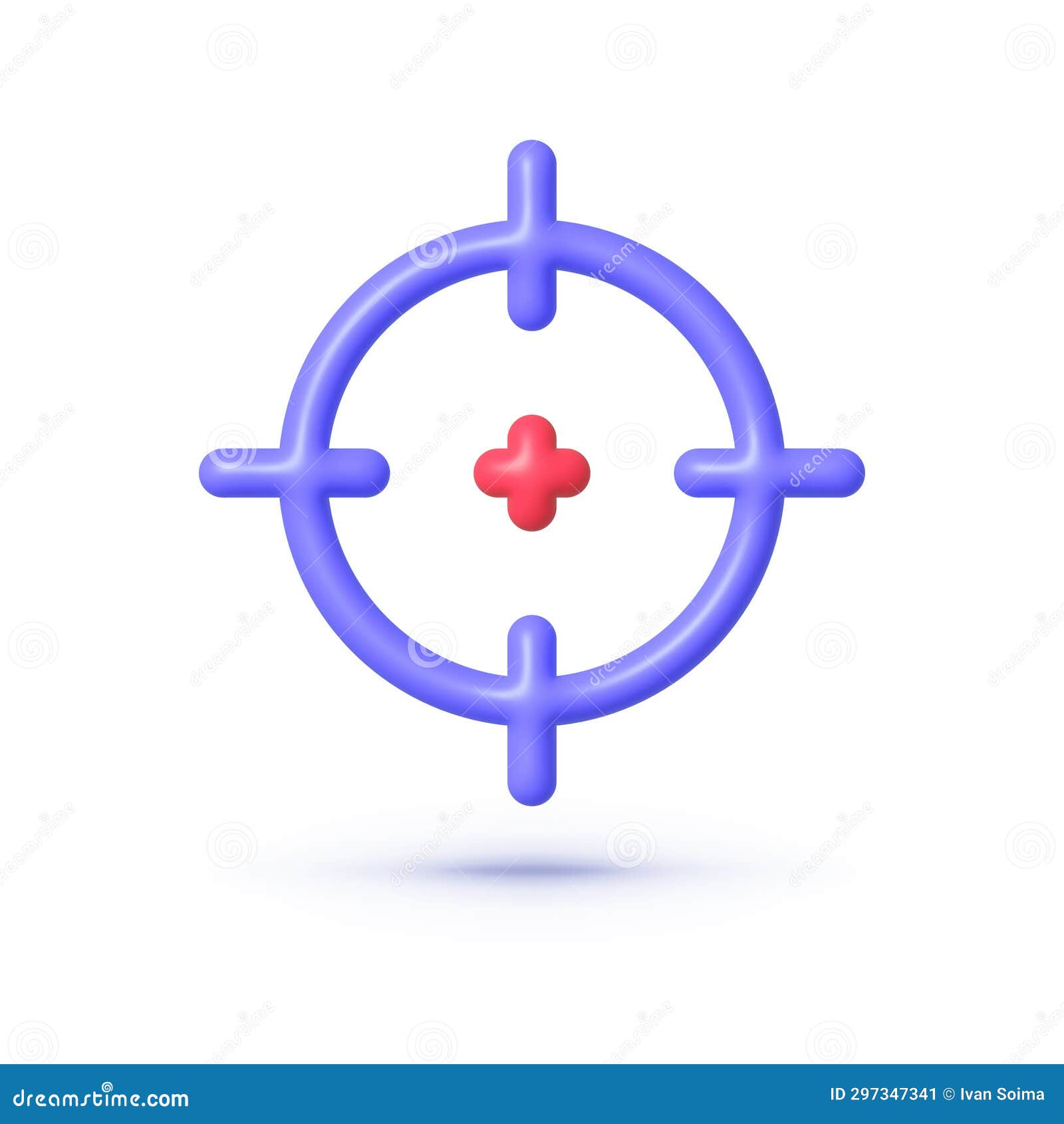 Reticle Vector Fill Outline Icon Design Illustration Gaming Symbol On
