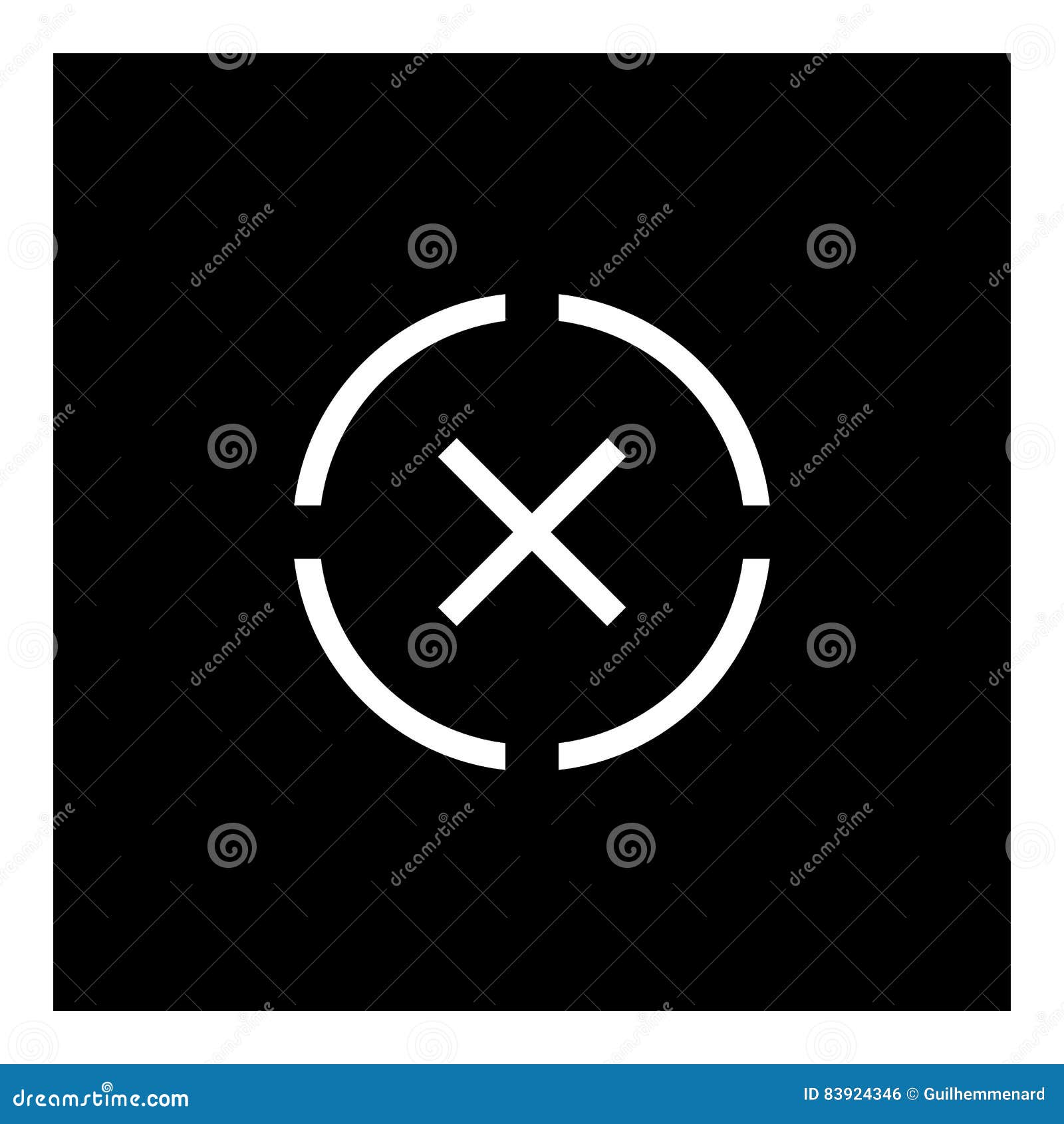 Target icon stock vector. Illustration of filled, accuracy - 83924346