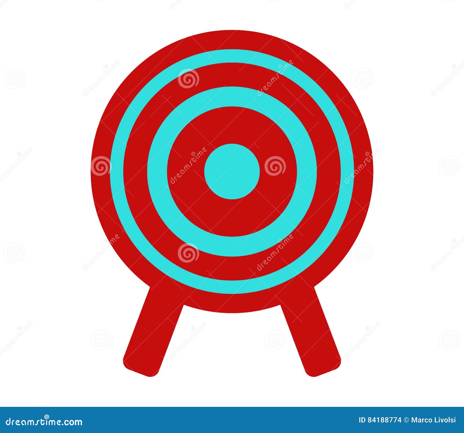 Target icon illustrated stock illustration. Illustration of button ...