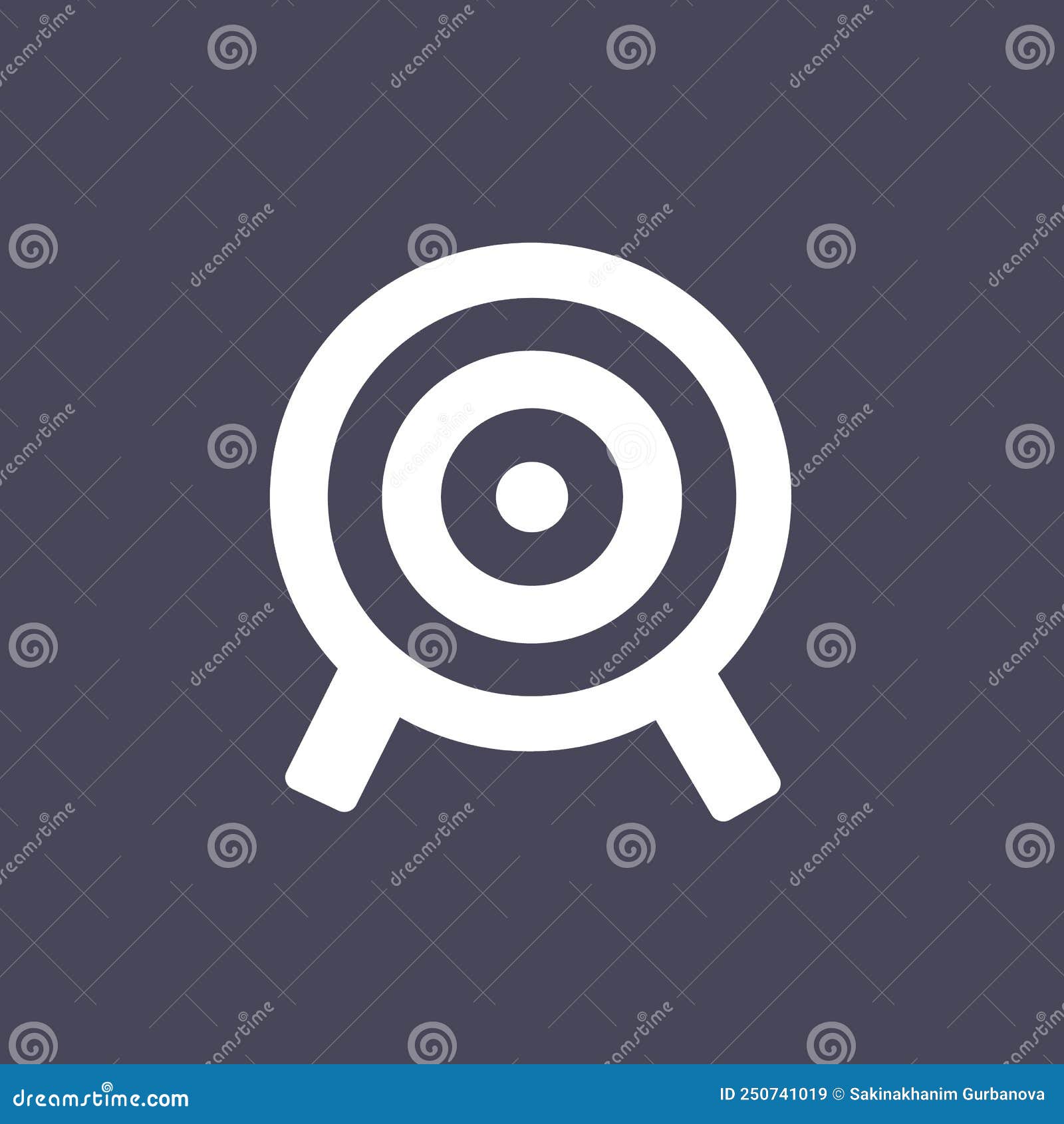 Target icon illustration stock illustration. Illustration of challenge ...