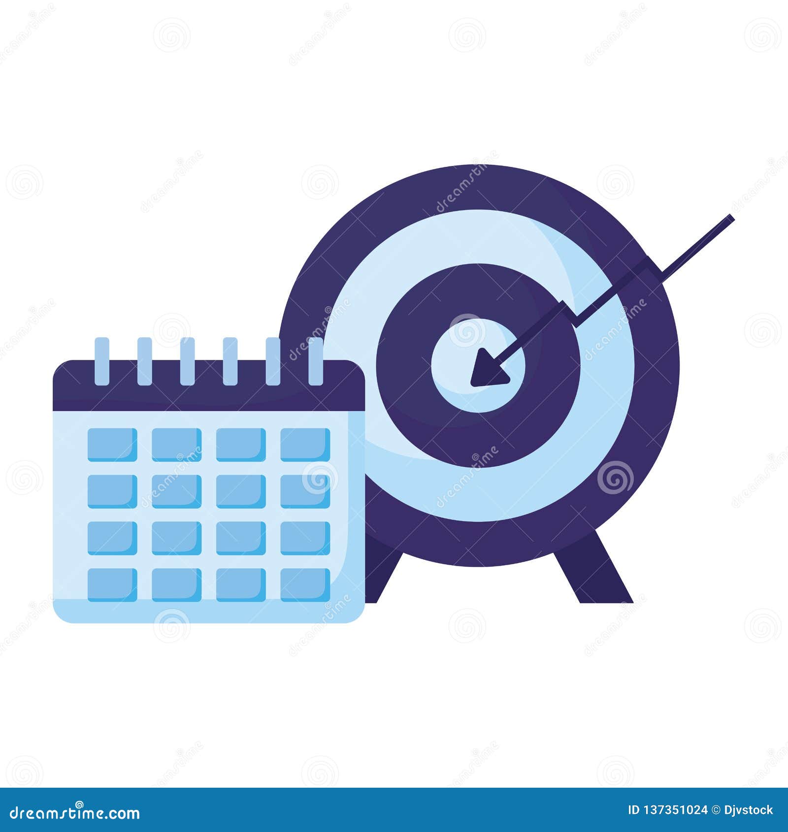 Target icon image stock vector. Illustration of concept - 137351024