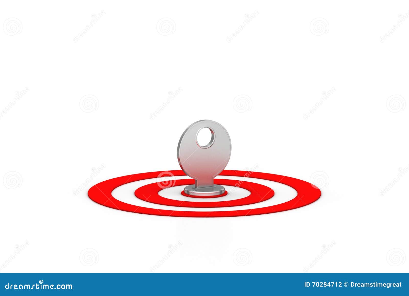 Target icon with lock stock illustration. Illustration of arrow - 70284712