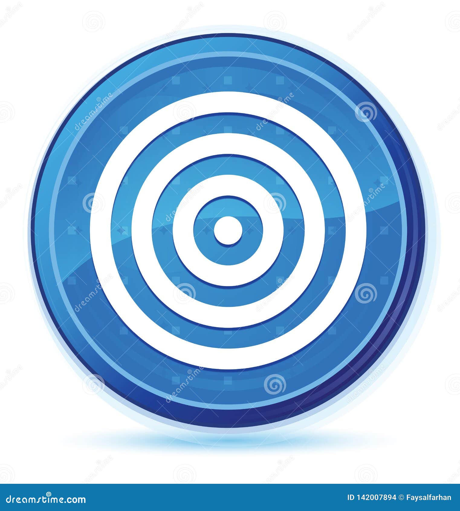 Target Icon Midnight Blue Prime Round Button Stock Vector ...