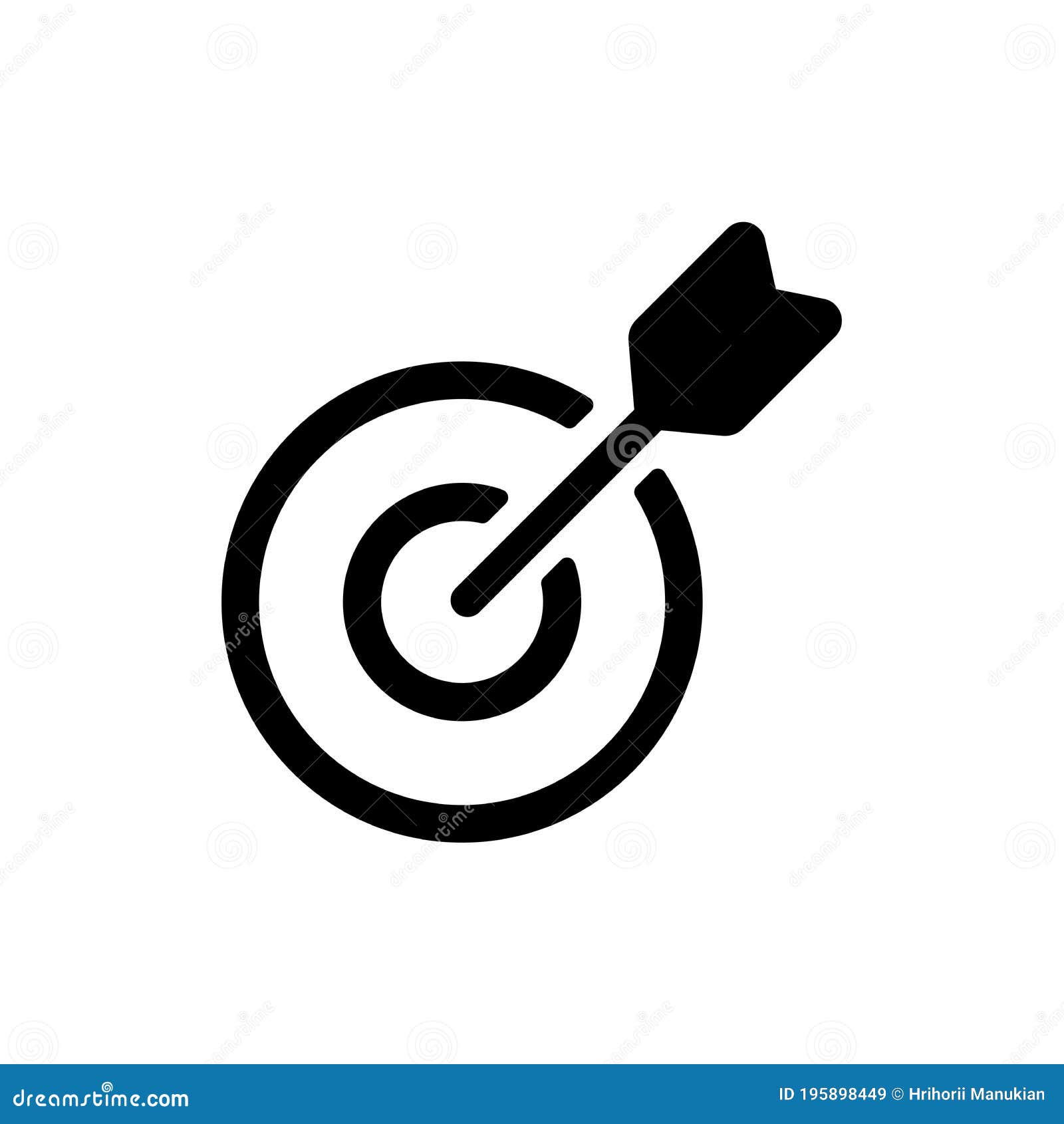 Target Icon. One of Set Web Icons Stock Vector - Illustration of ...