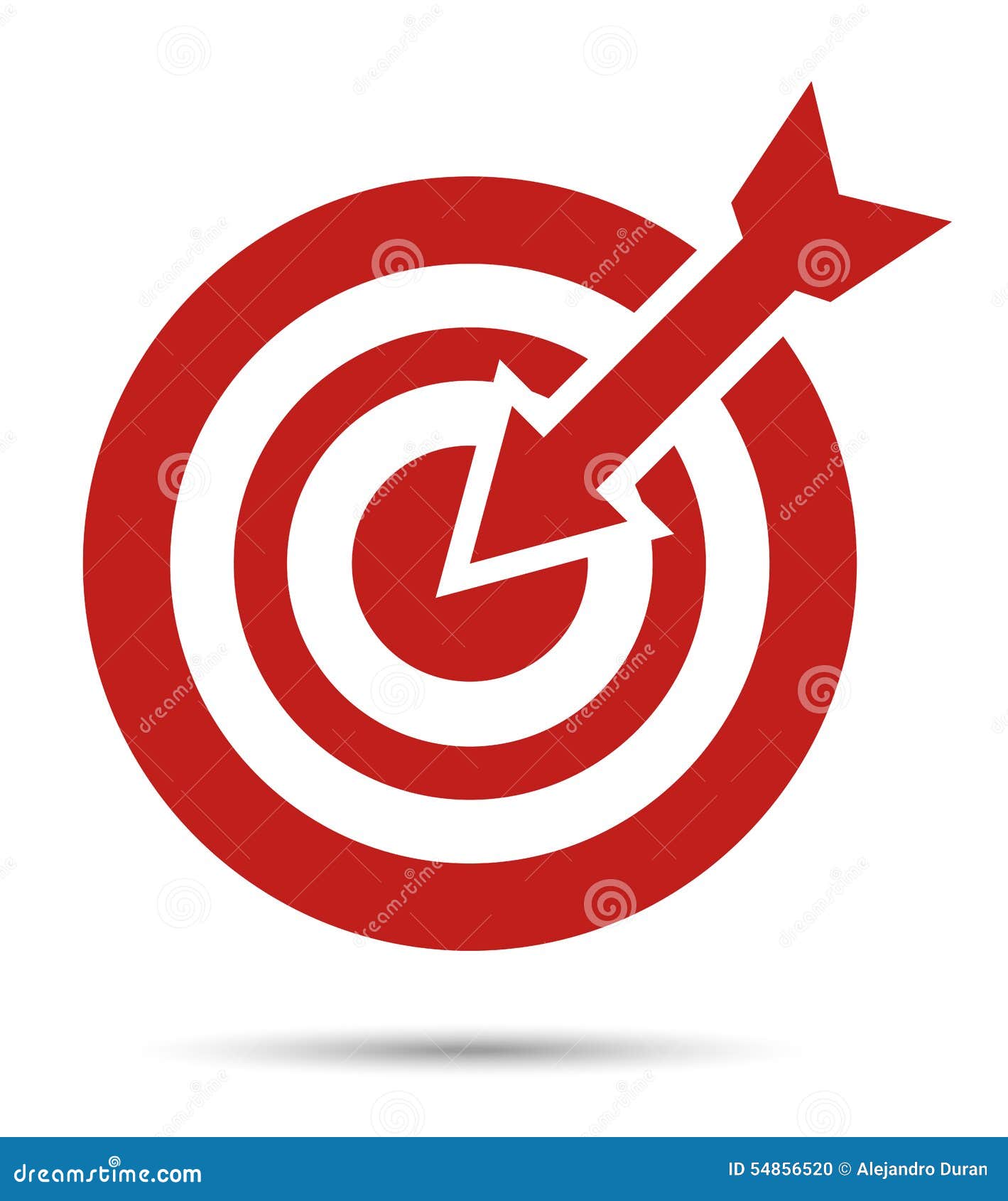 Target icon stock vector. Illustration of modern, perfect - 54856520