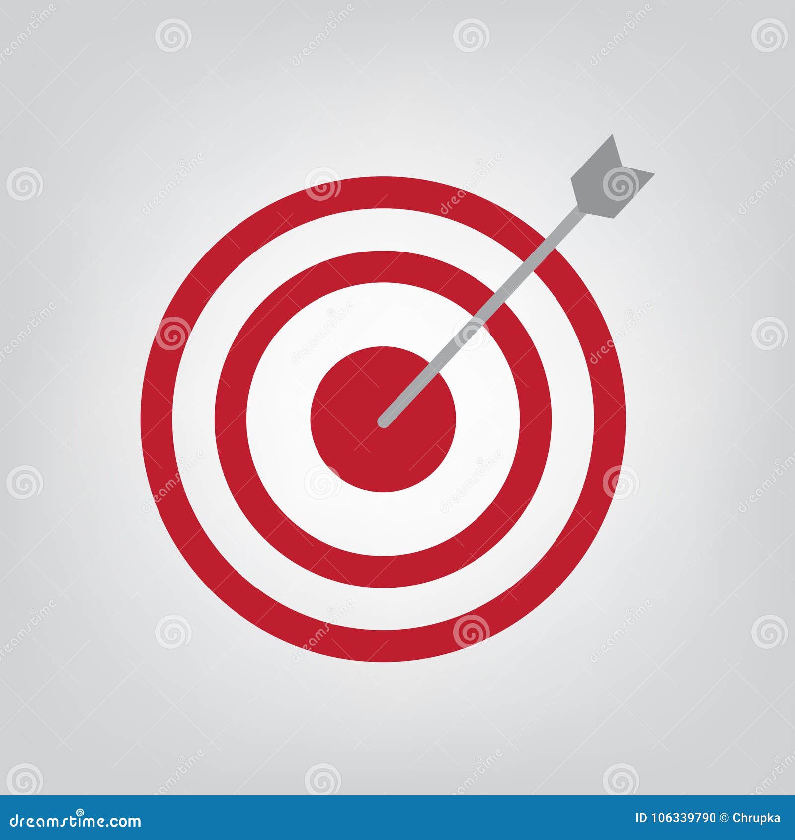Target icon stock vector. Illustration of exellence - 106339790