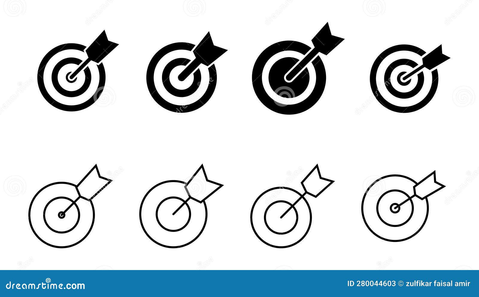 Target Icon . Goal Icon Vector. Target Marketing Icon Vector Stock ...