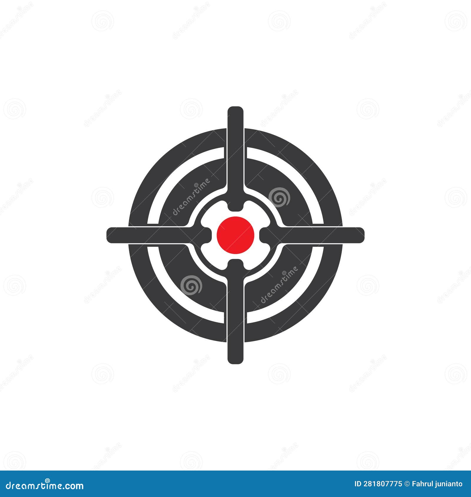 Target Icon and Symbol Vector Template Stock Vector - Illustration of ...