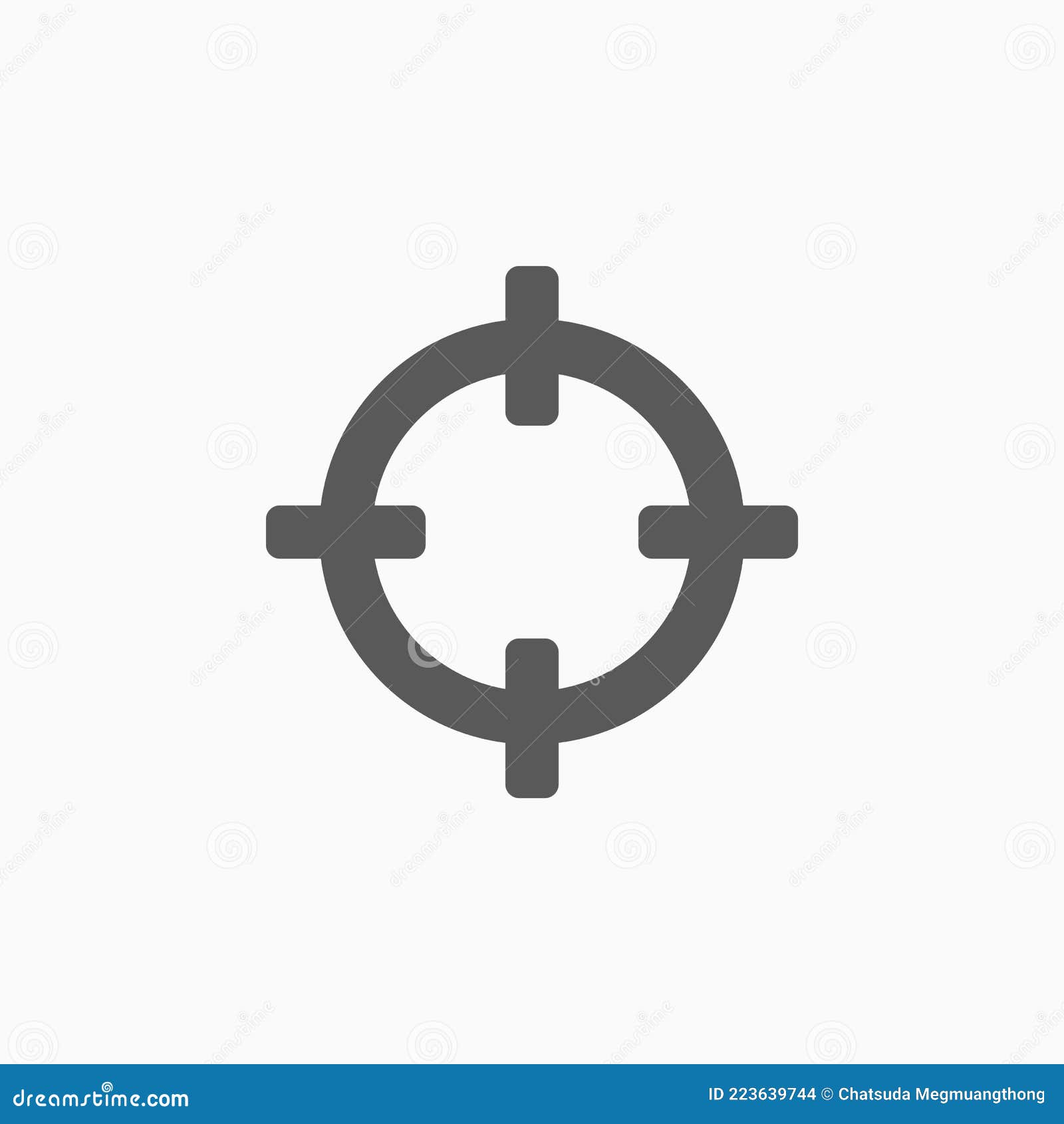 Target Icon, Aim, Crotch, Goal, Objective, Mark Vector Illustration ...