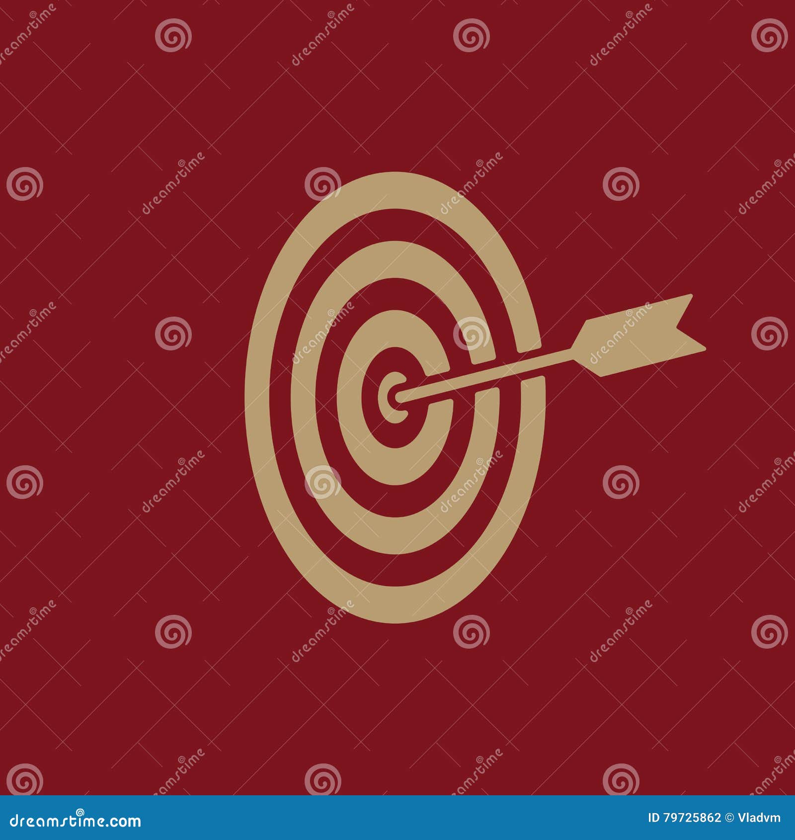The Target Icon. Target Symbol Stock Vector - Illustration of accuracy ...