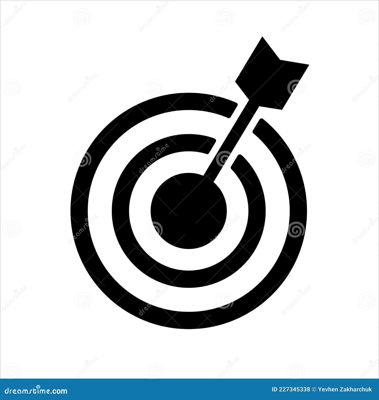 Target Icon Vector. for Computers, Web and Applications Stock Vector ...